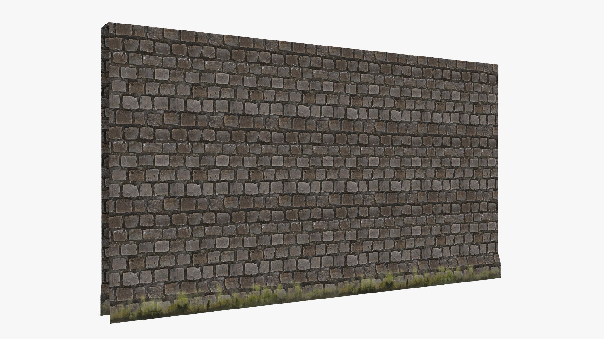 3d model castle walls