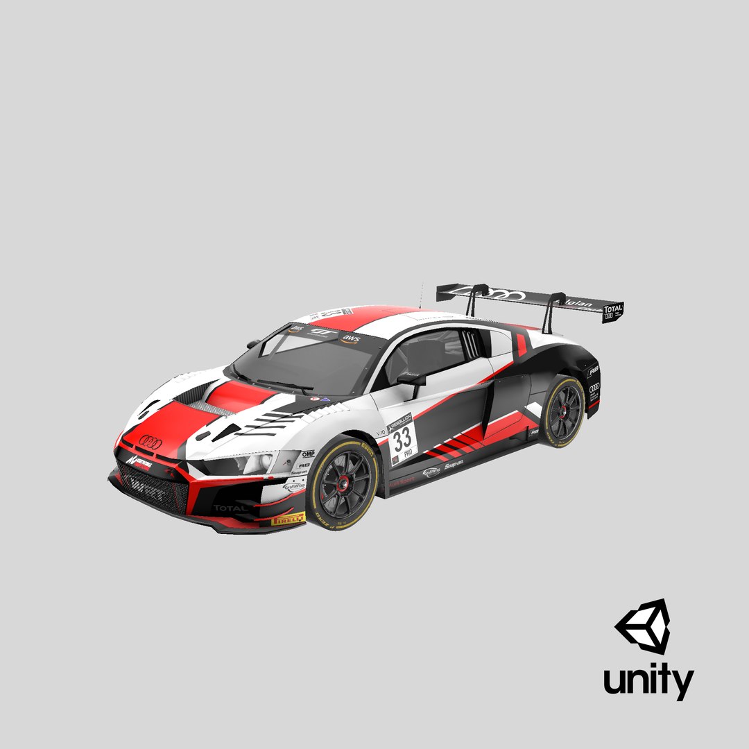 3D audi r8 lms gt3 - TurboSquid 1635545