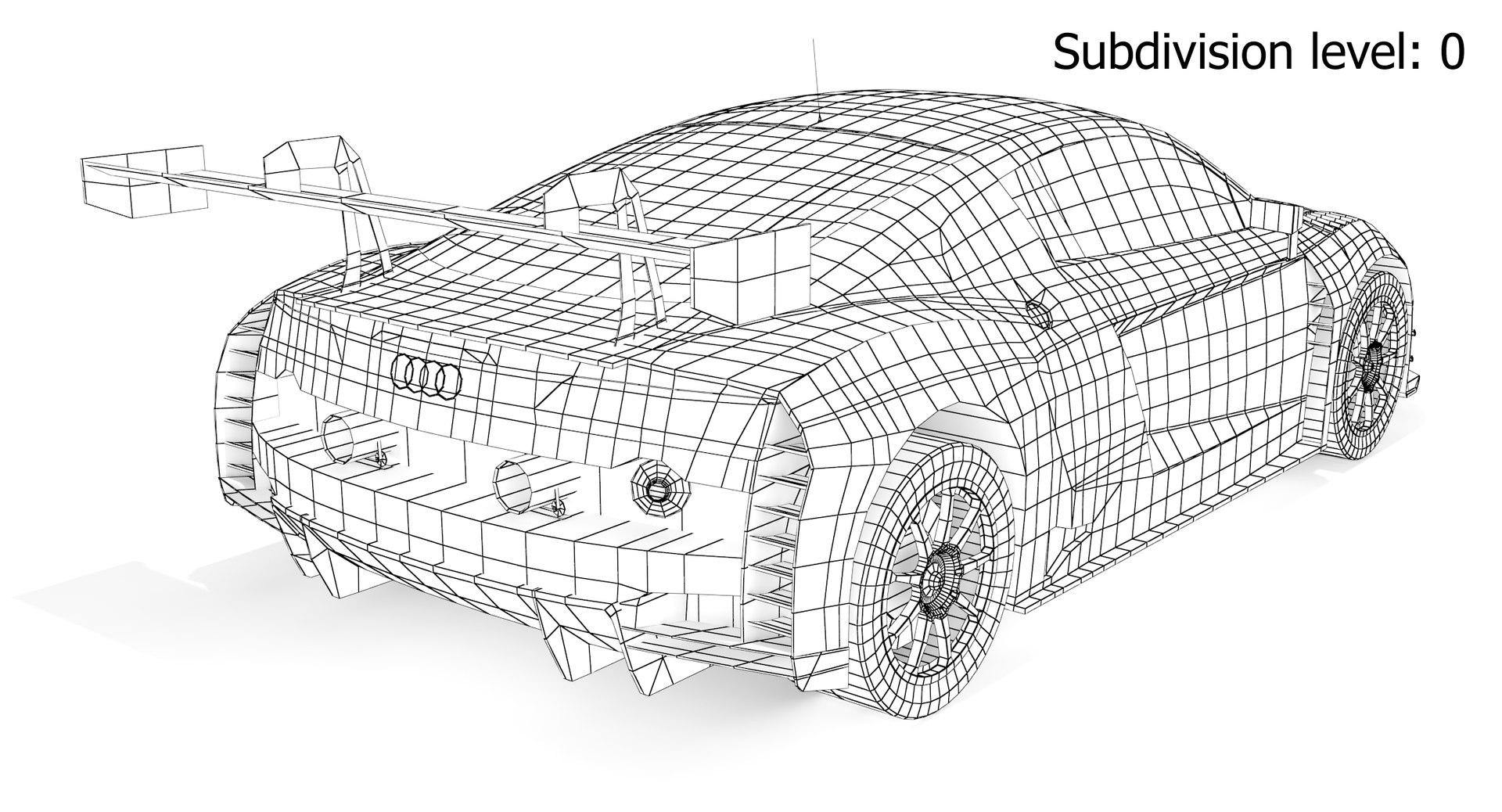 3D Audi R8 Lms Gt3 - TurboSquid 1635545