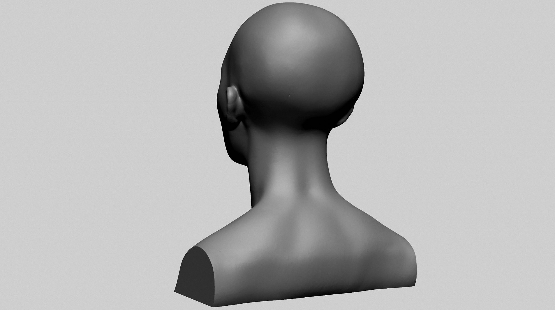 Female Head Form 3D Model - TurboSquid 1891992