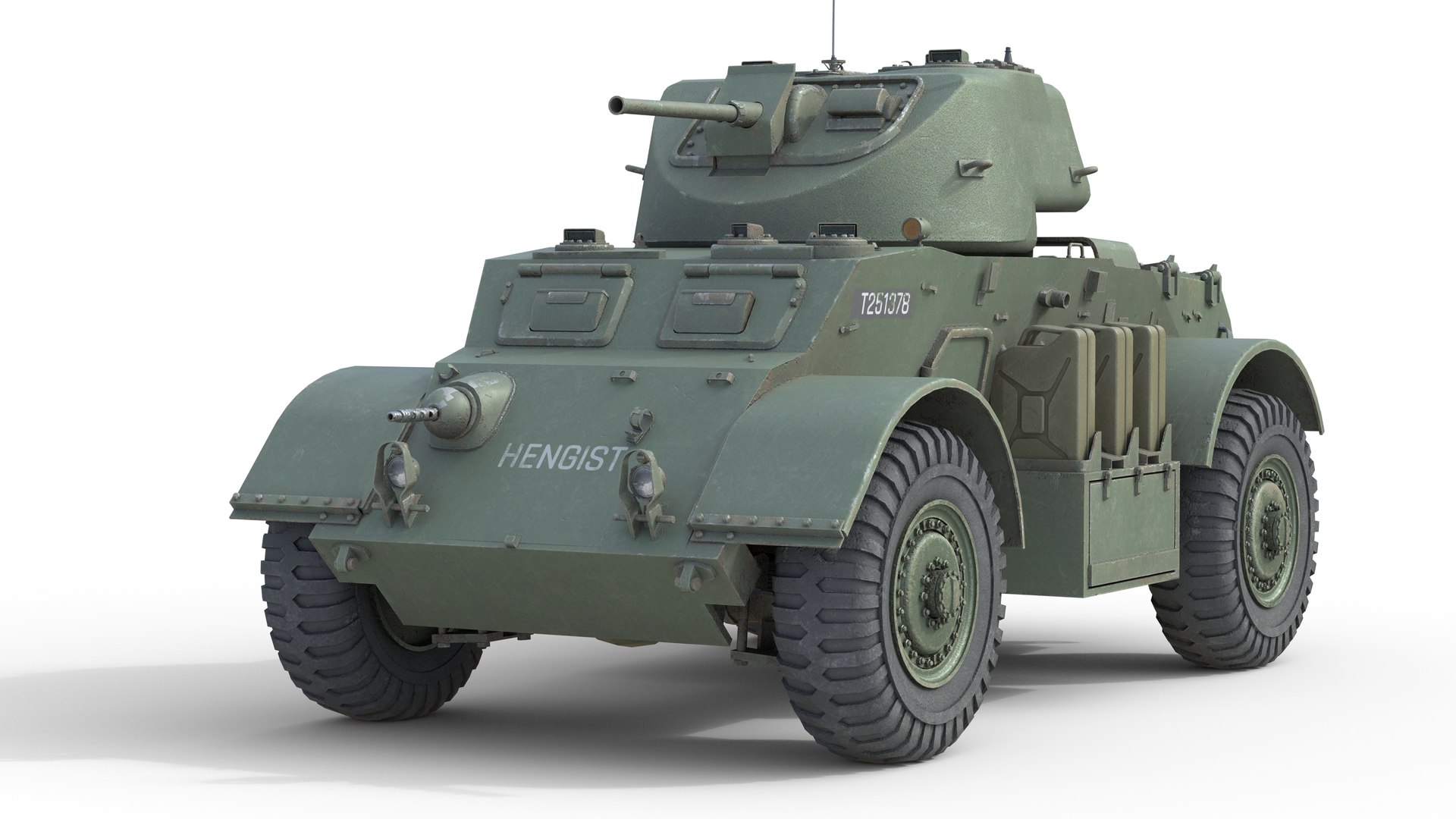3D T17E1 Staghound Armored Car Model - TurboSquid 2353138