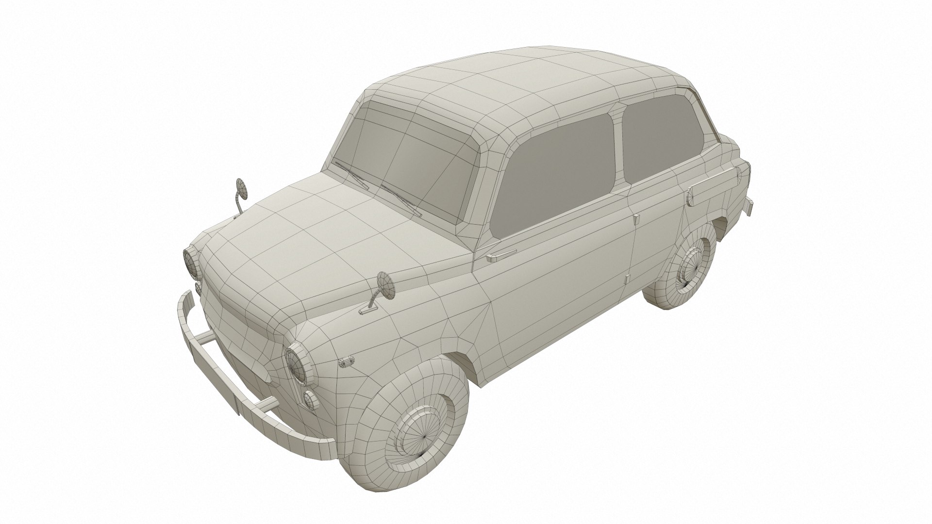 3D Model Zaz 965 Car - TurboSquid 1657421