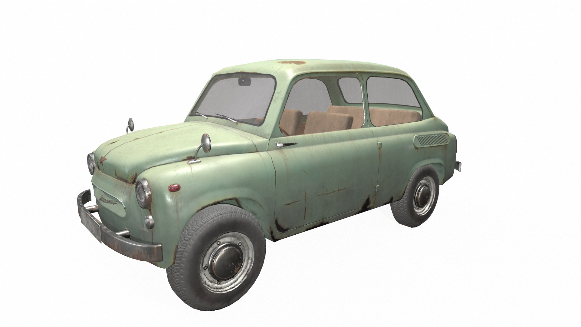 3D Model Zaz 965 Car - TurboSquid 1657421