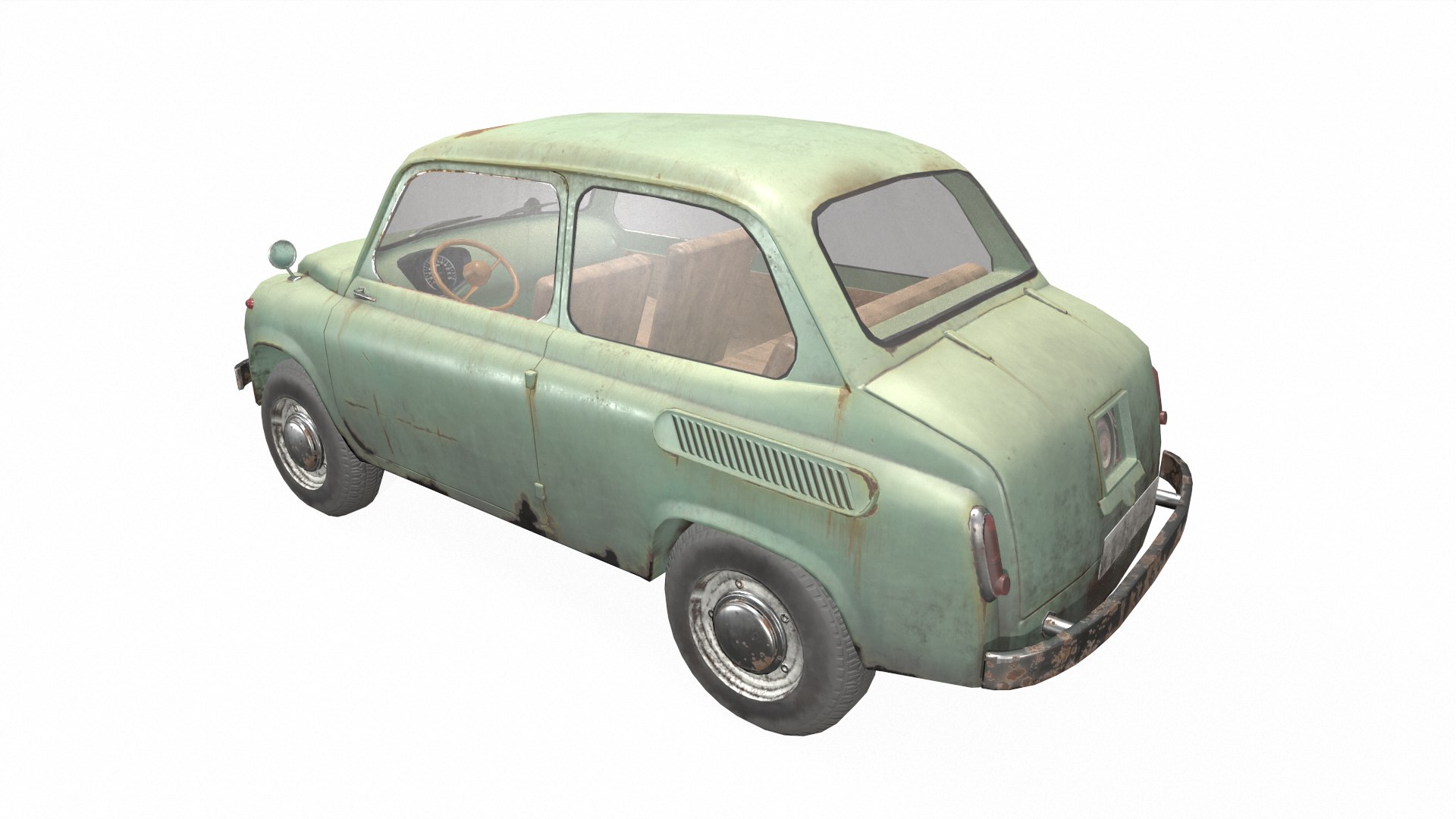 3D Model Zaz 965 Car - TurboSquid 1657421