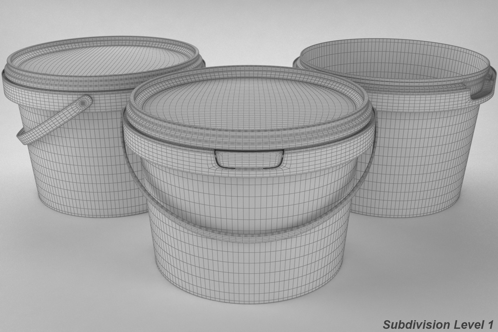 3D Plastic Container 500ml Model - TurboSquid 1515611