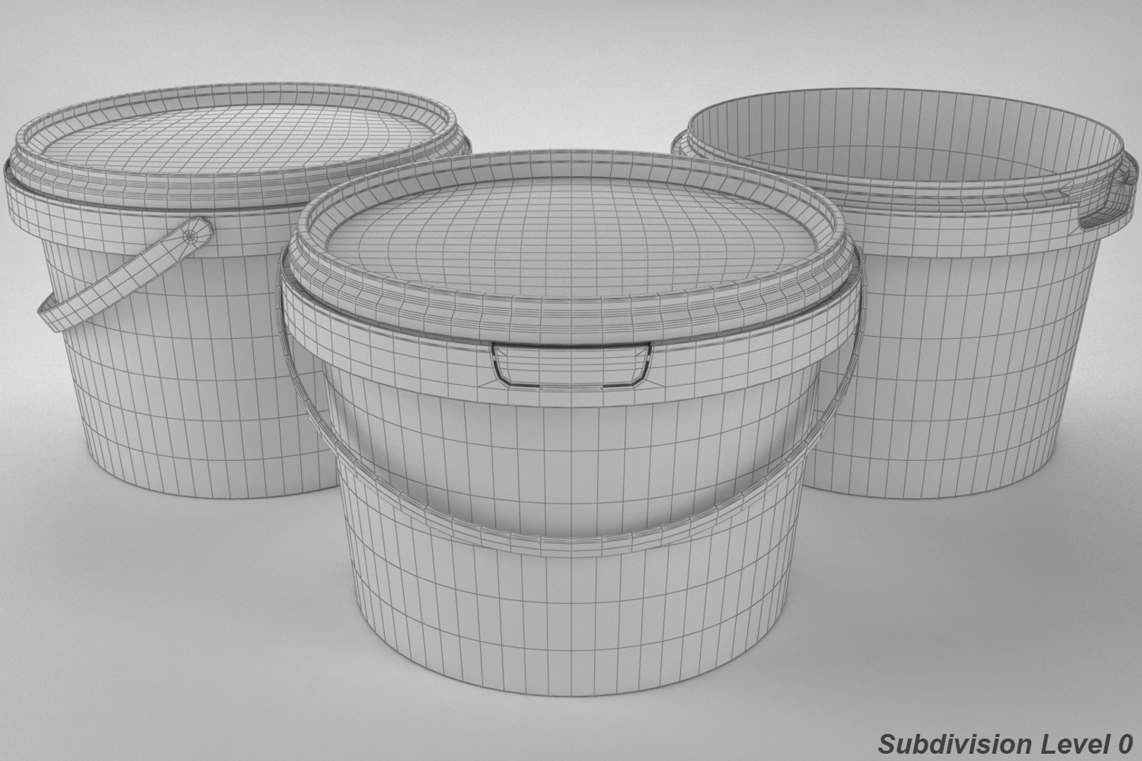 3D Plastic Container 500ml Model - TurboSquid 1515611