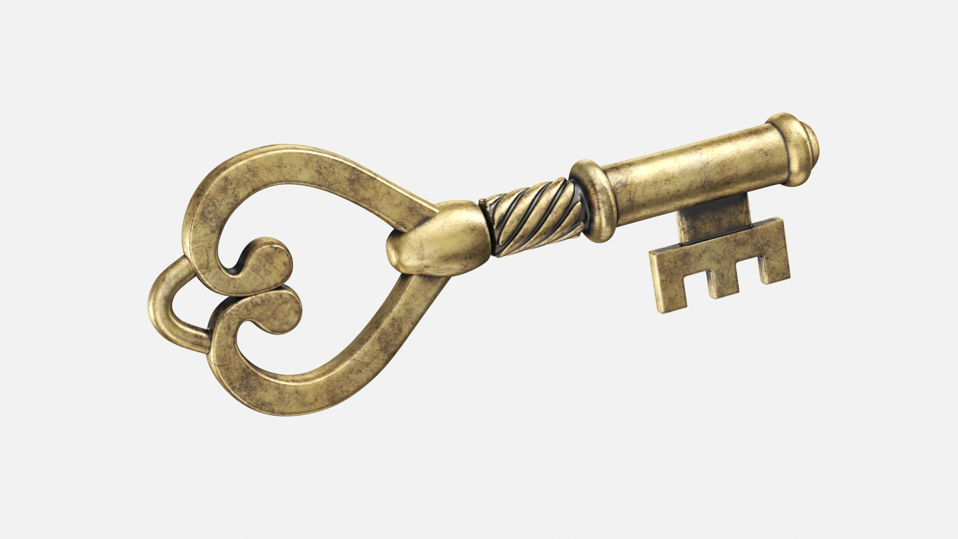3D Real Old Key Model - TurboSquid 1480613