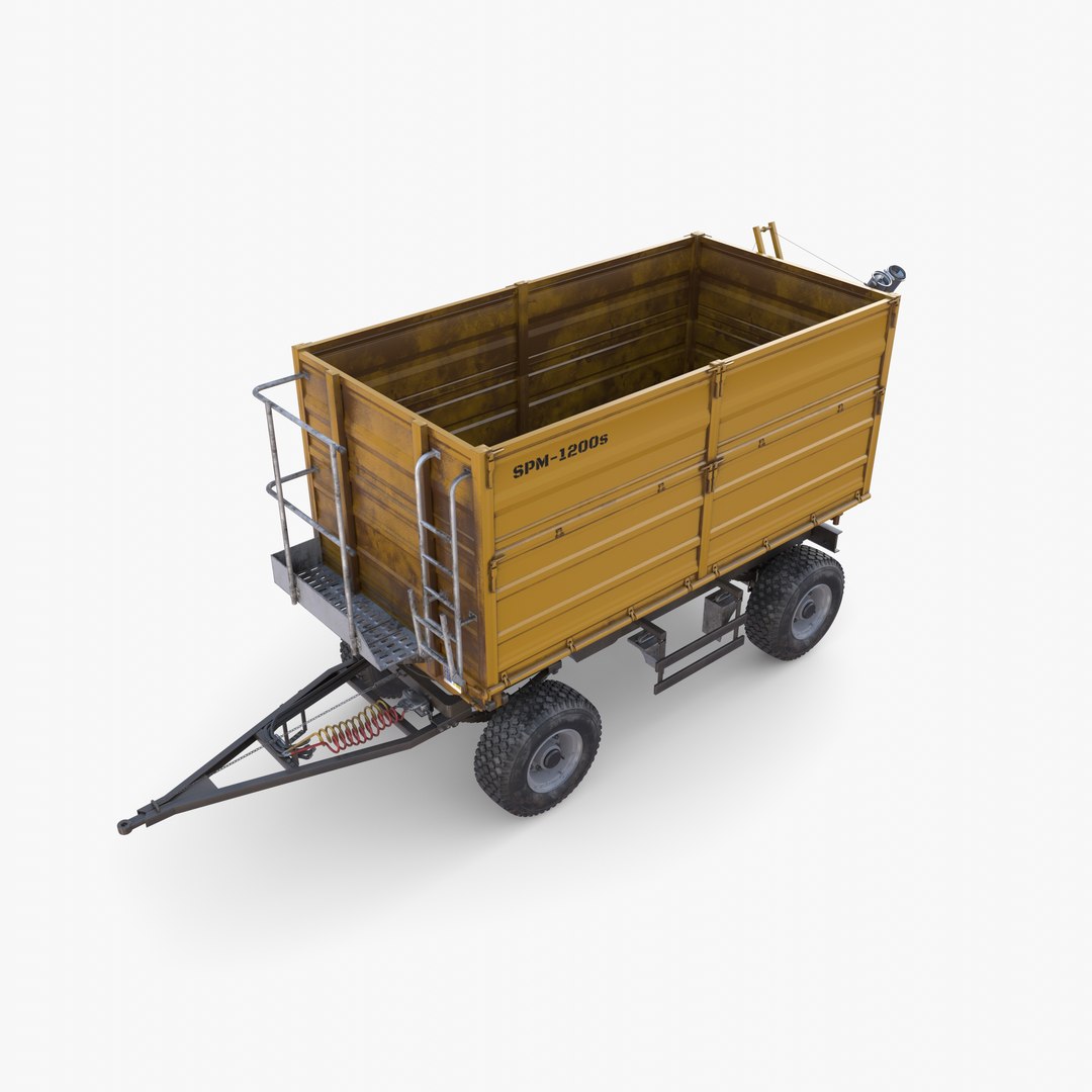 Agro Trailer V4 3D - TurboSquid 2200453