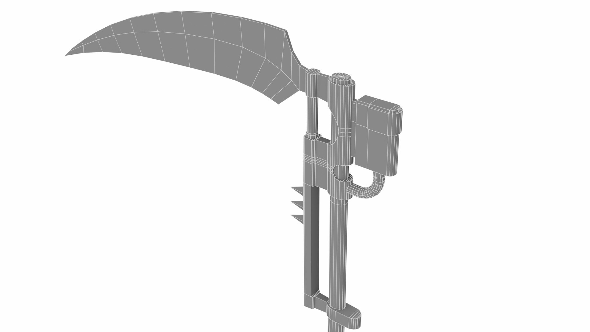 Battle Scythe 3D Model - TurboSquid 1783285