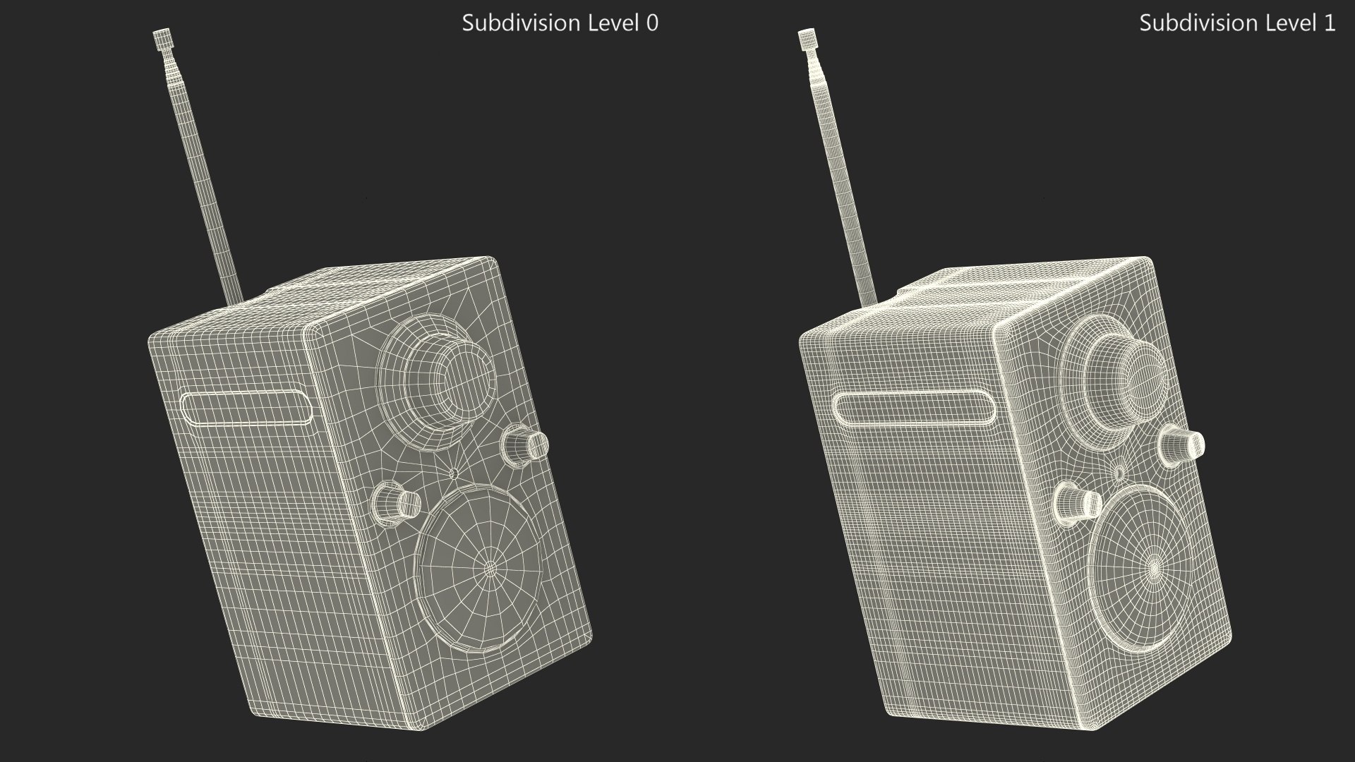 3D Wireless Bluetooth Radio Orange - TurboSquid 2065890