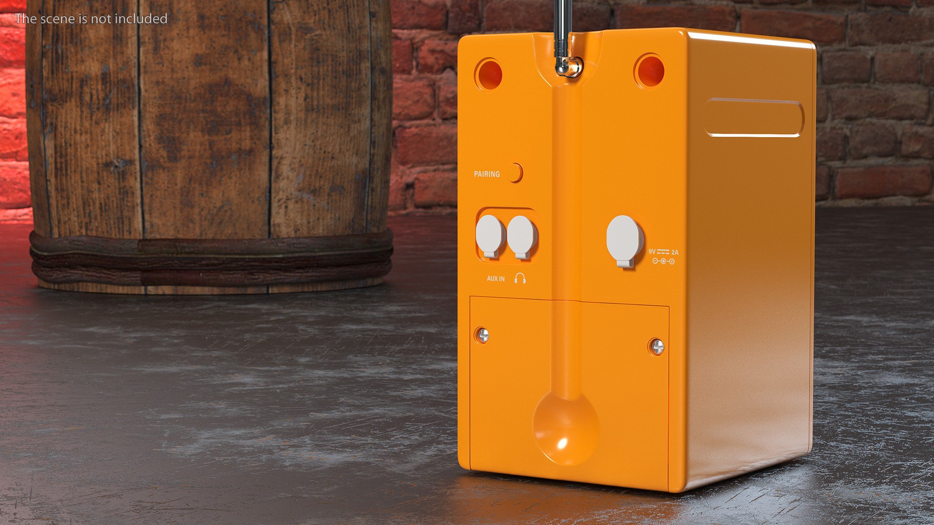 3D Wireless Bluetooth Radio Orange - TurboSquid 2065890