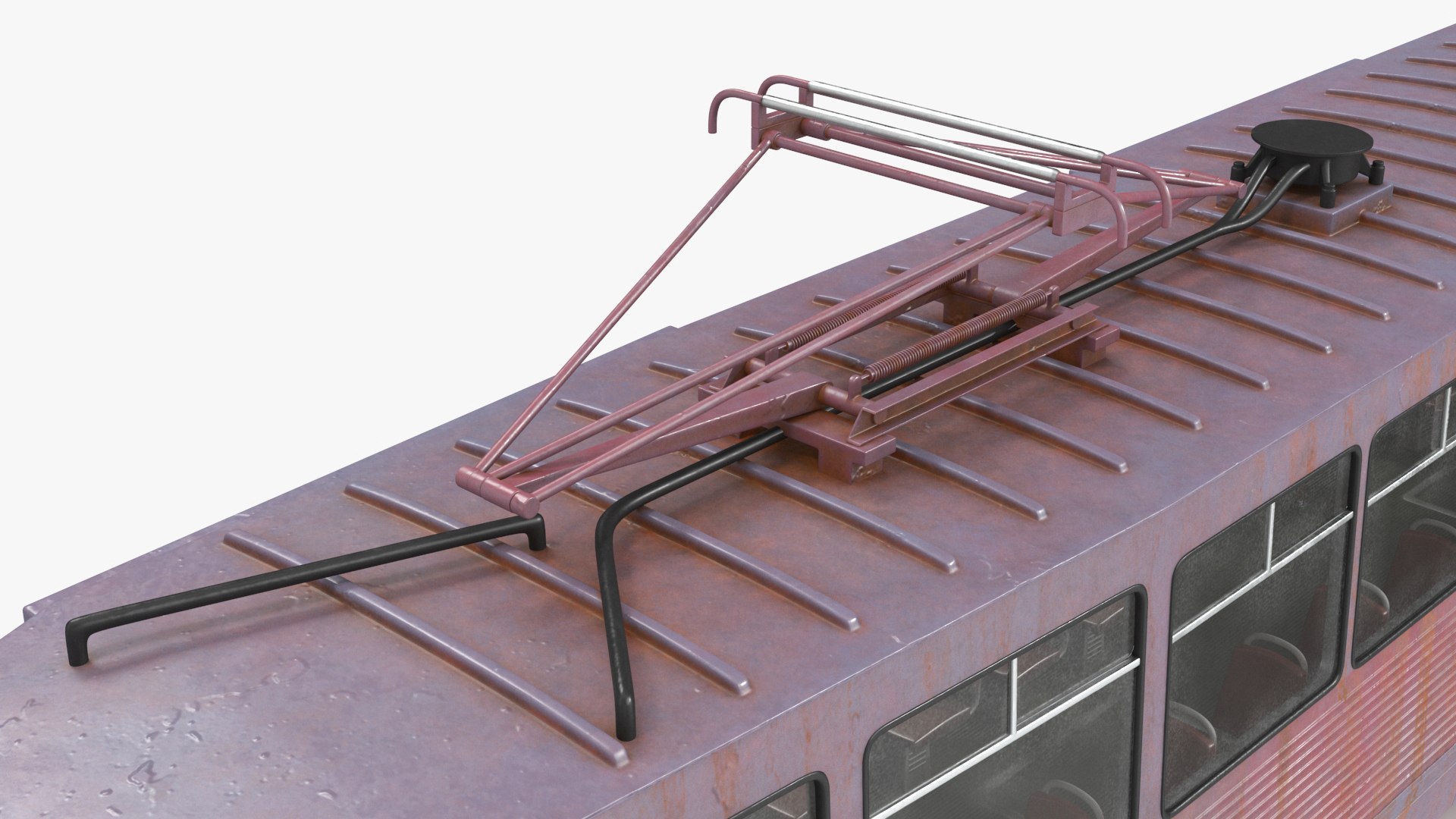 KTM-5 Soviet Tram Old 3D model - TurboSquid 2129038