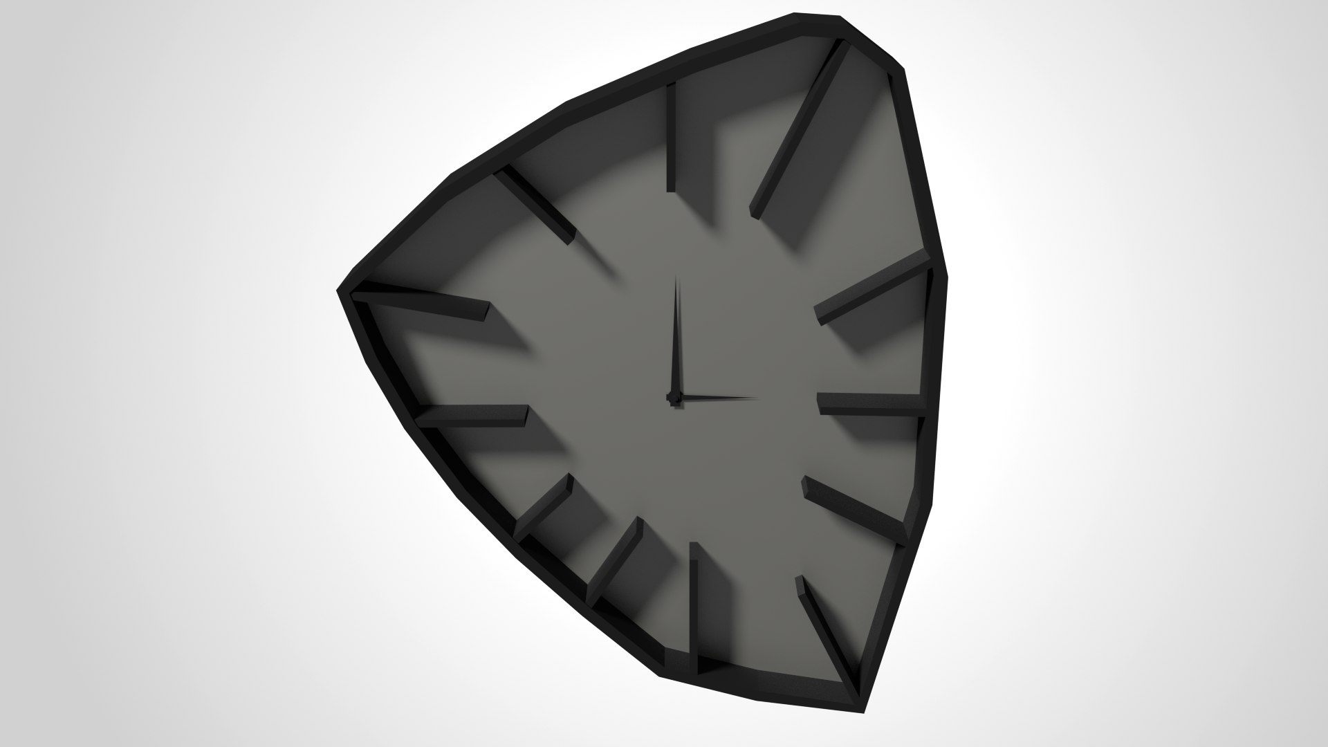 3d stylish clock