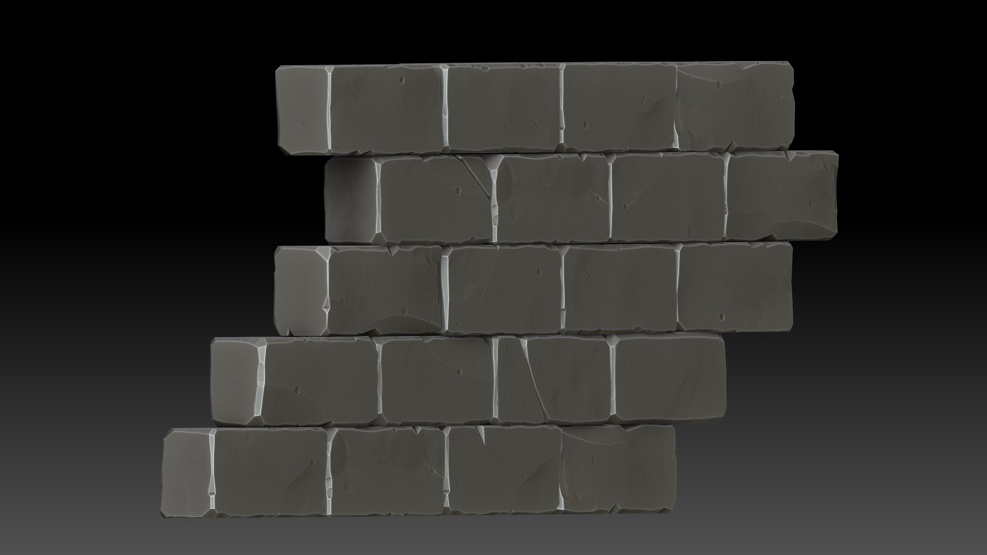 3D Stylized Bricks - TurboSquid 2458974