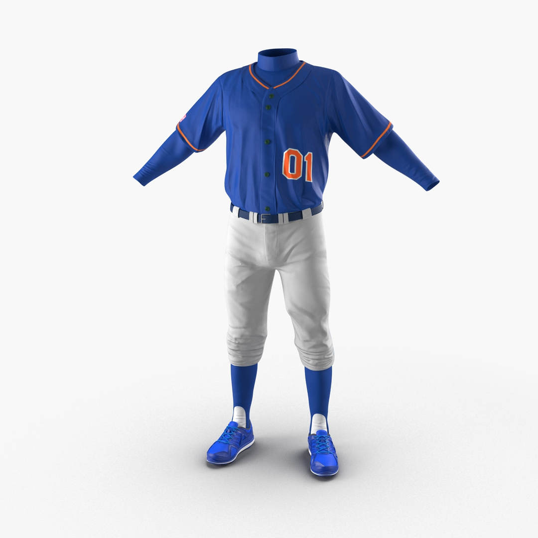 Baseball Player Outfit Generic 3ds