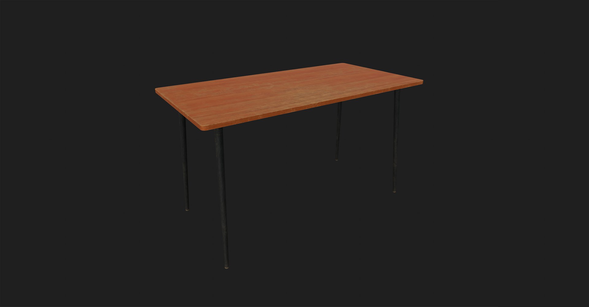 Old Soviet Table 3D Model - TurboSquid 1617855