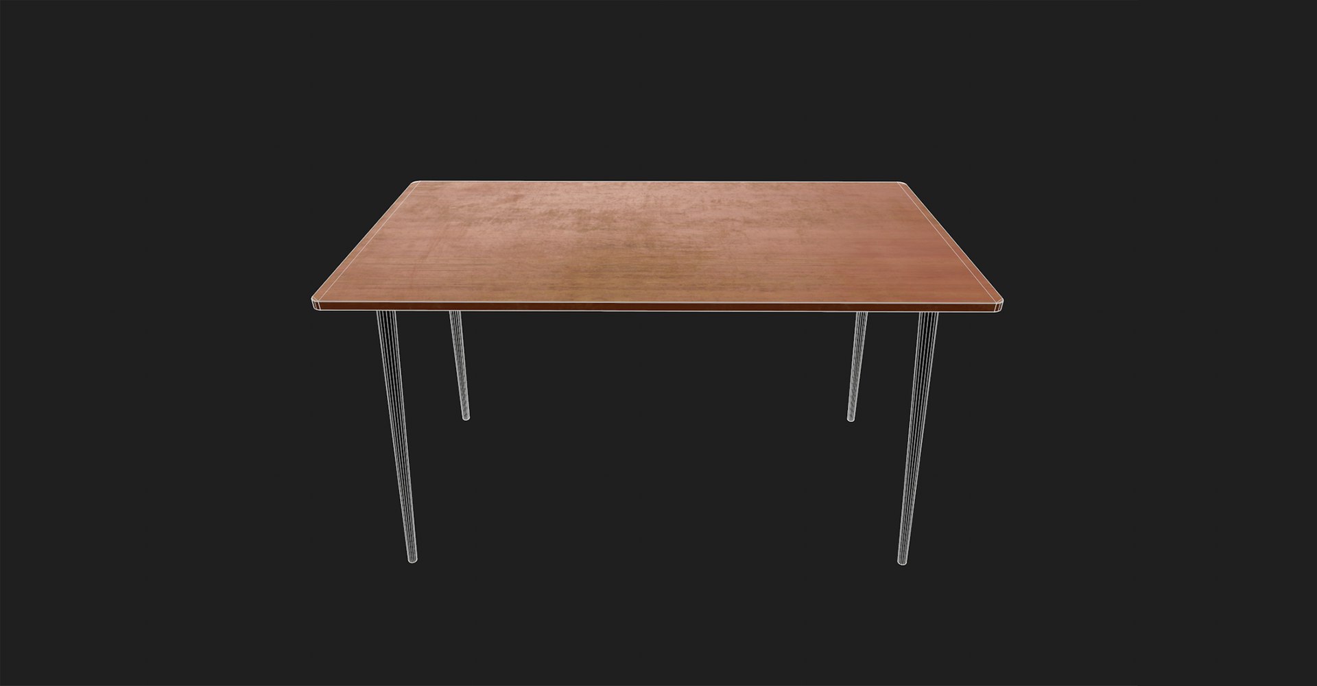 Old Soviet Table 3D Model - TurboSquid 1617855
