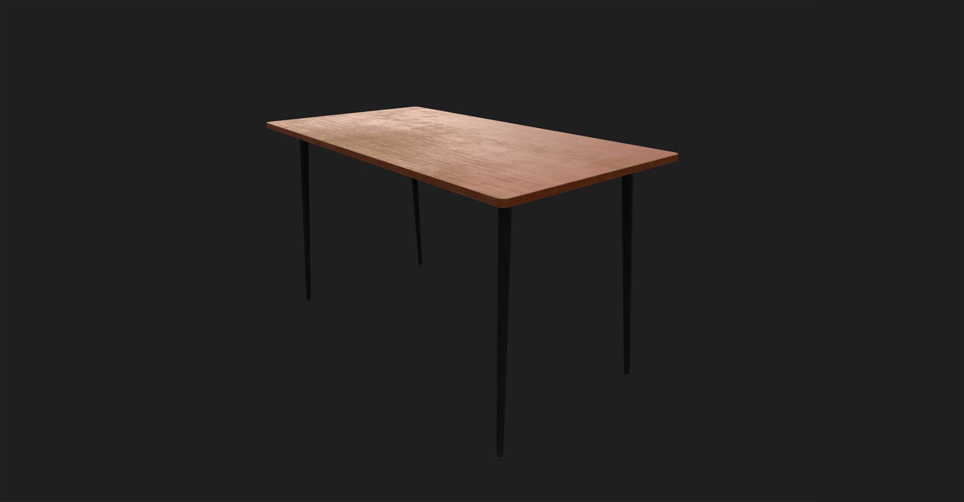 Old Soviet Table 3D Model - TurboSquid 1617855