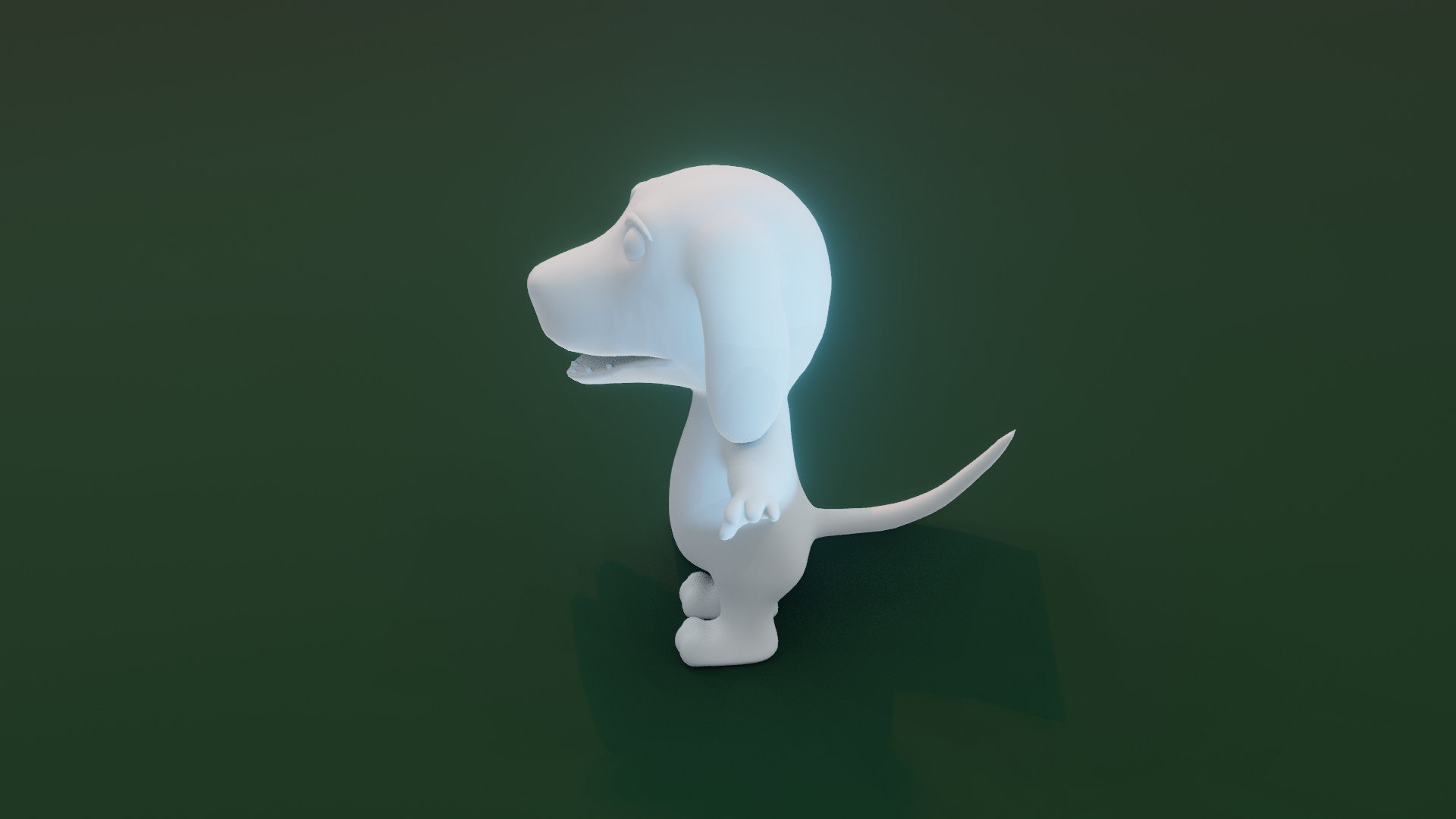 3D Cartoon Hound Dog Animated And Rigged Base Mesh 3D Model Model ...