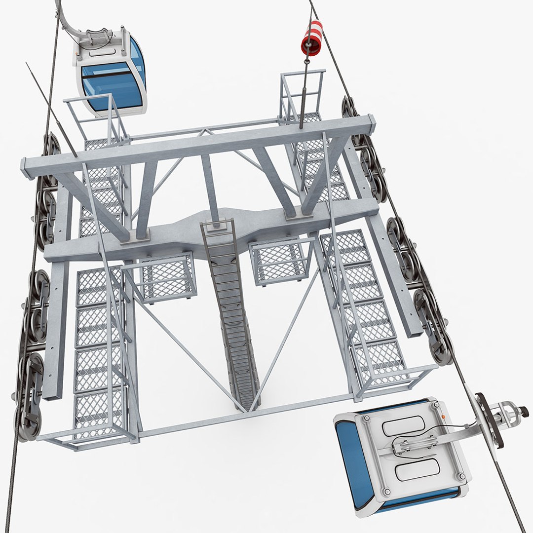 3d model cable cableway