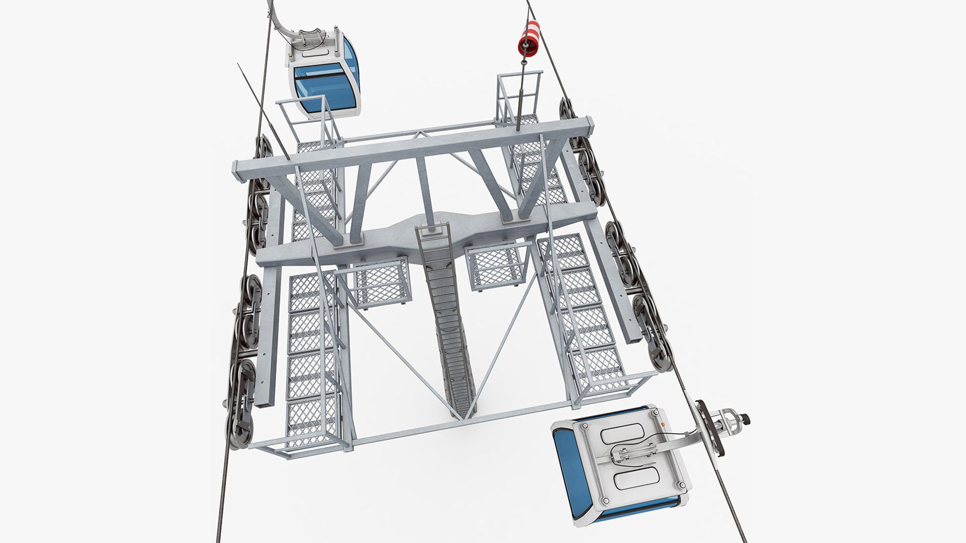 3d Model Cable Cableway