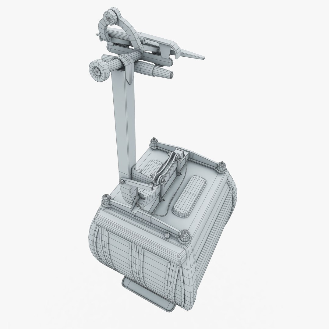 3d model cable cableway