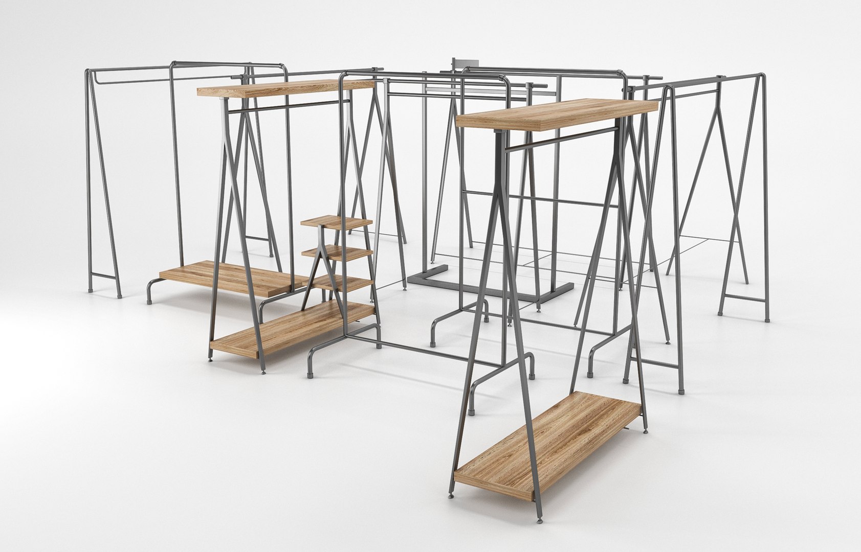 Store Shelf 3D Model - TurboSquid 1260992