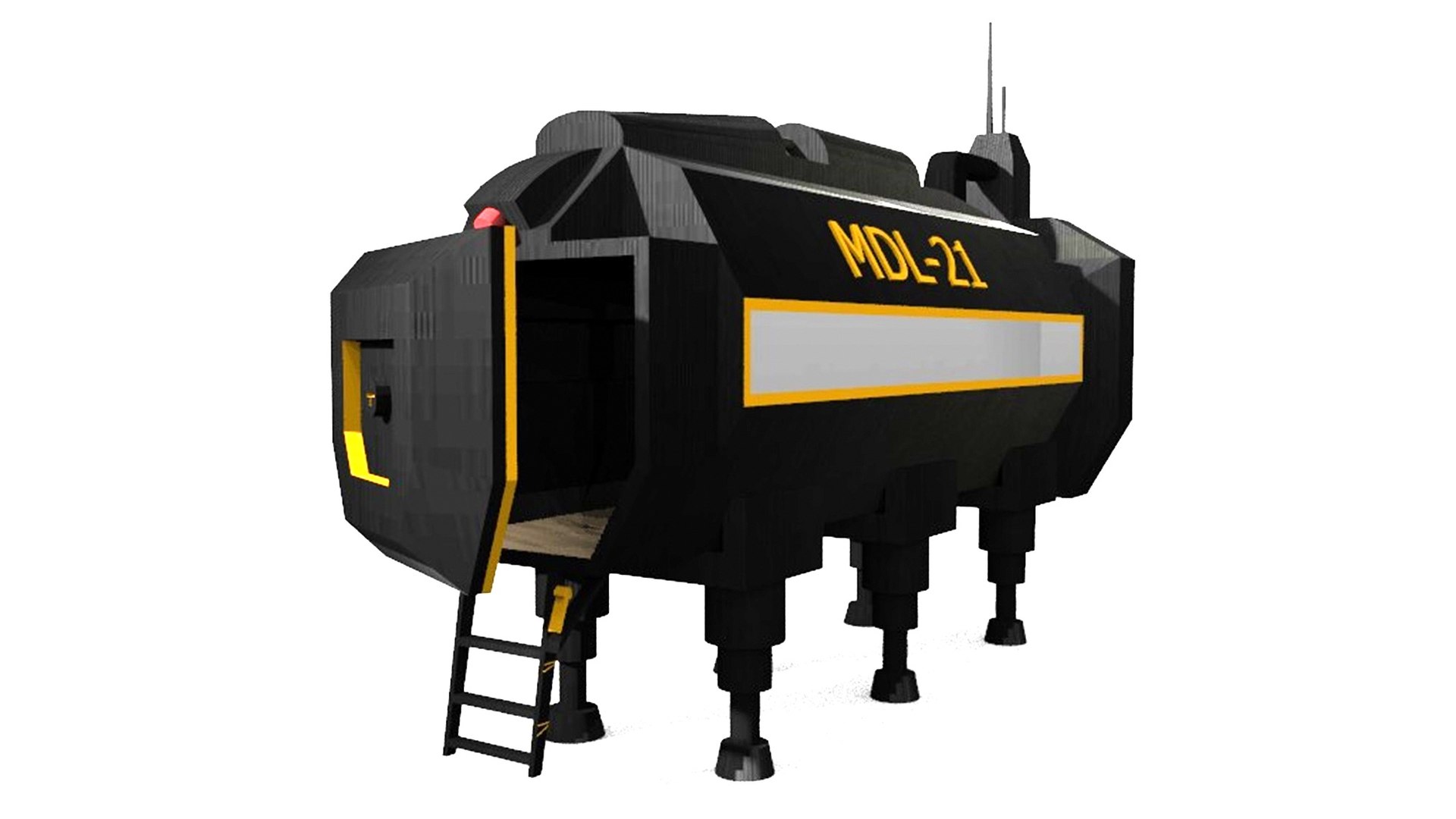 3D Cryopod Life Module Station Model - TurboSquid 2056875