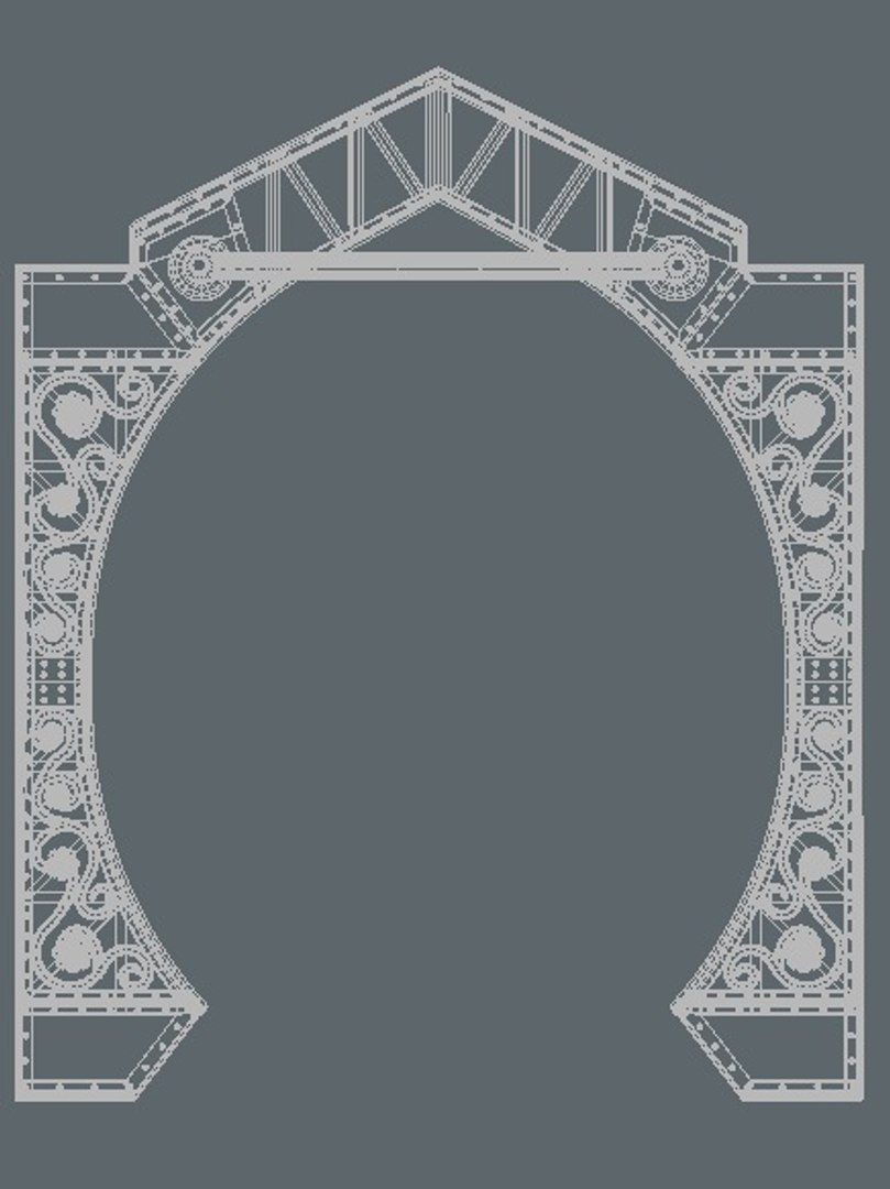 Arch Deco 3d Obj