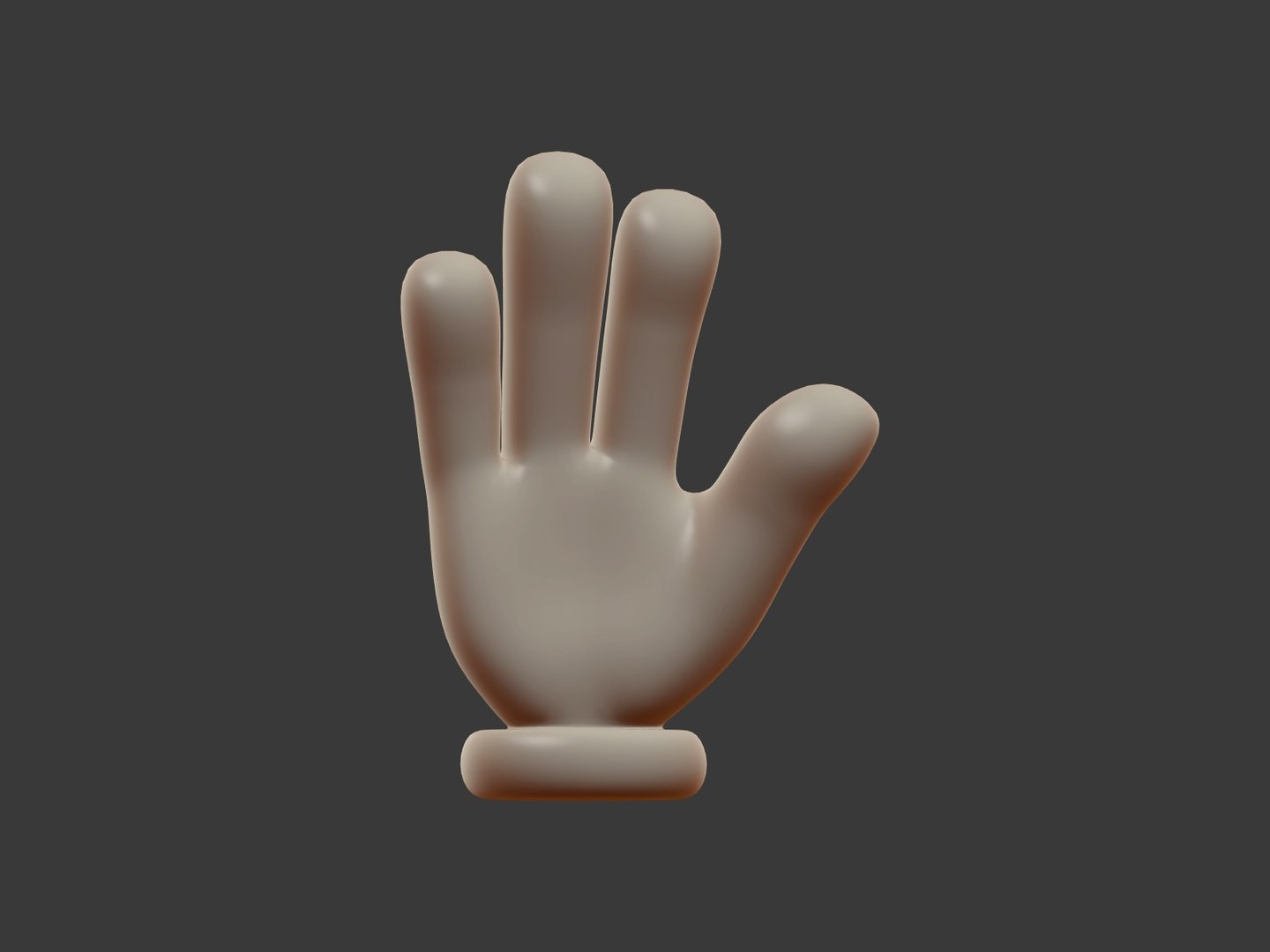 Cartoon hands 3D model - TurboSquid 1474610
