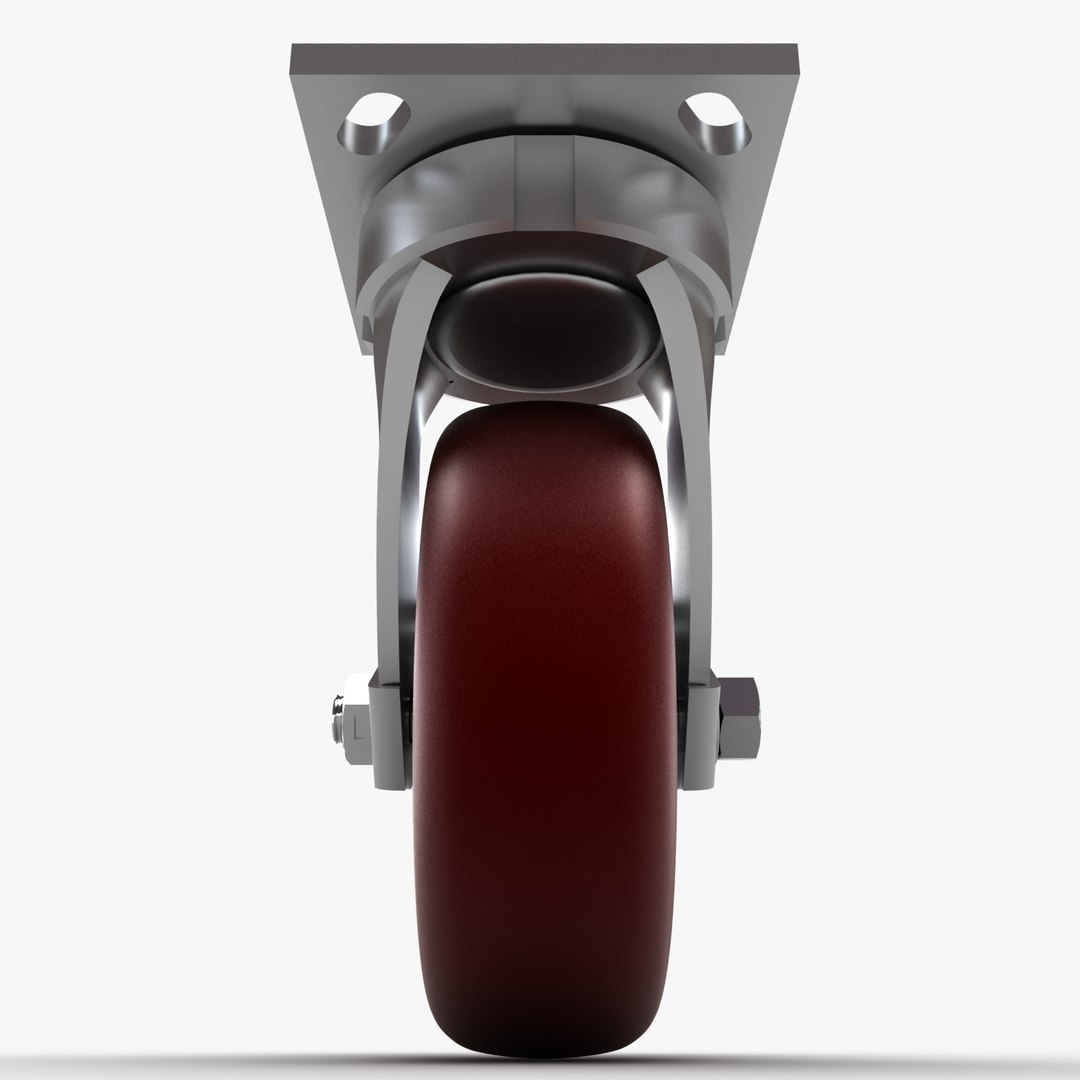 3d Model Of Caster Wheel