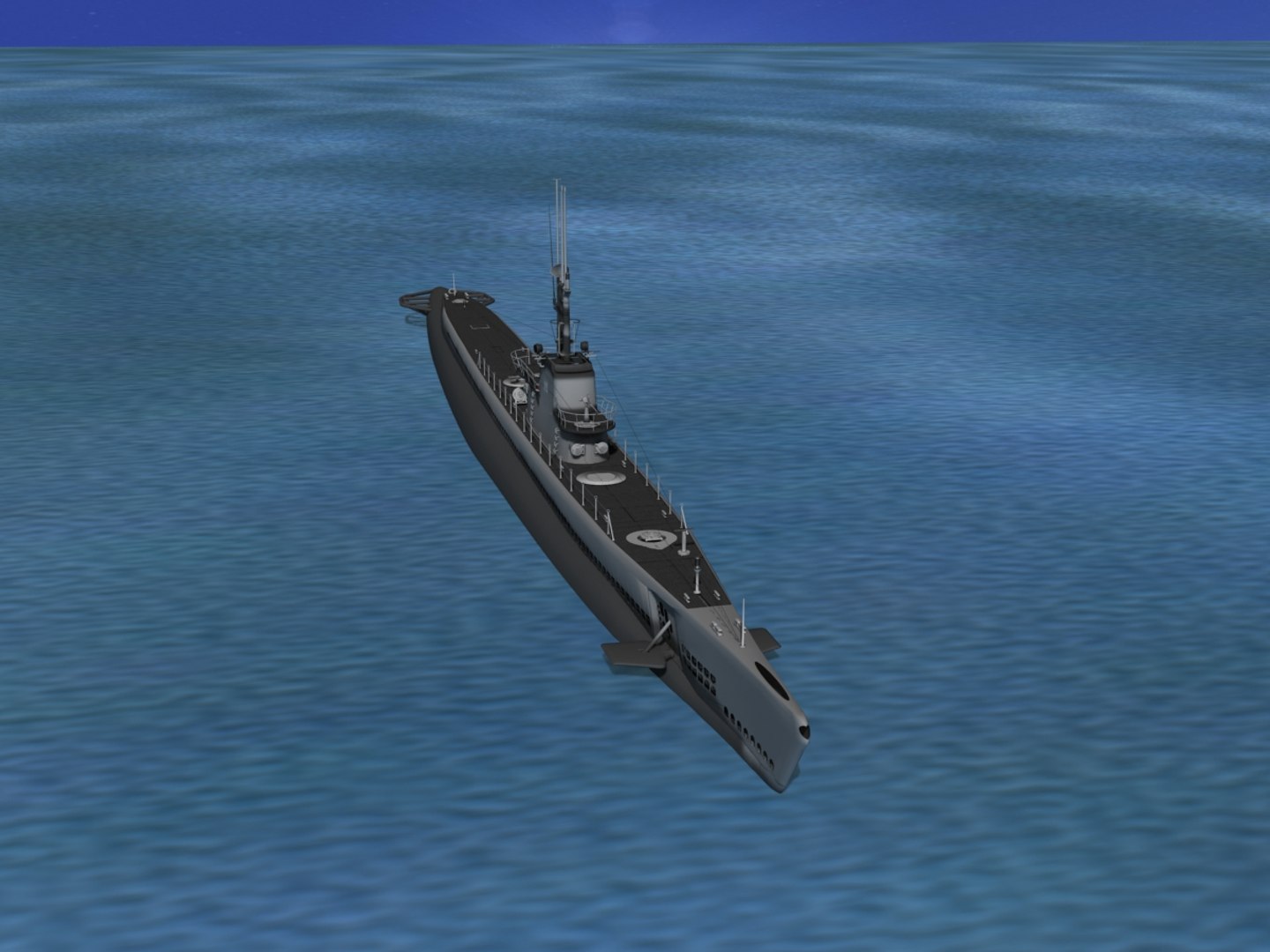 Subs Balao Class Submarines 3d 3ds