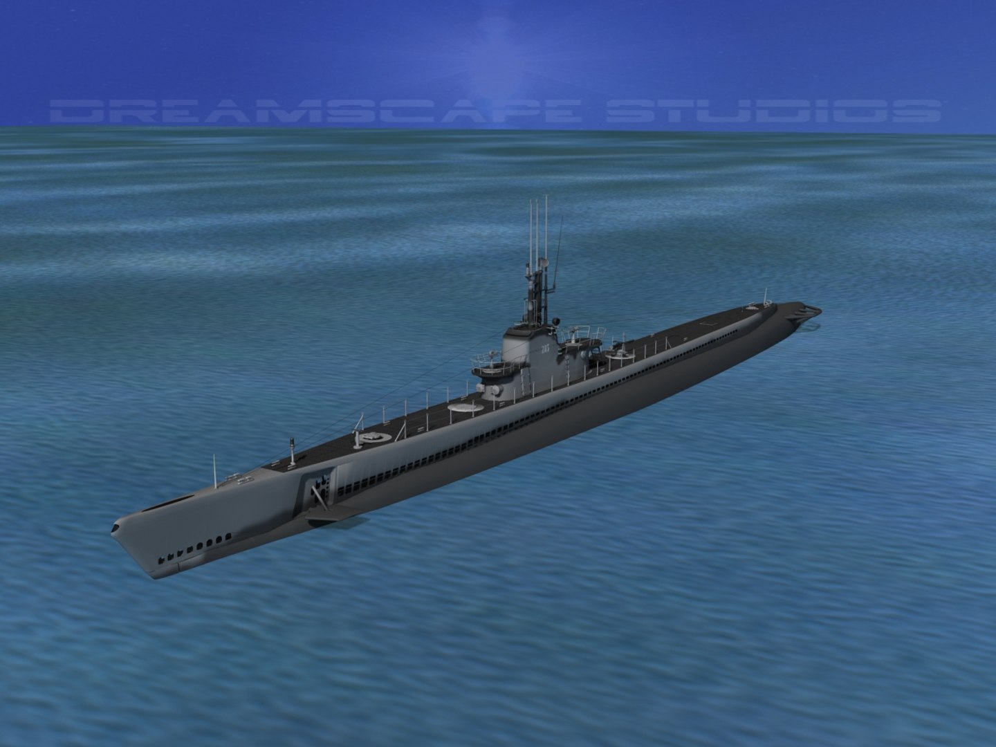 Subs Balao Class Submarines 3d 3ds