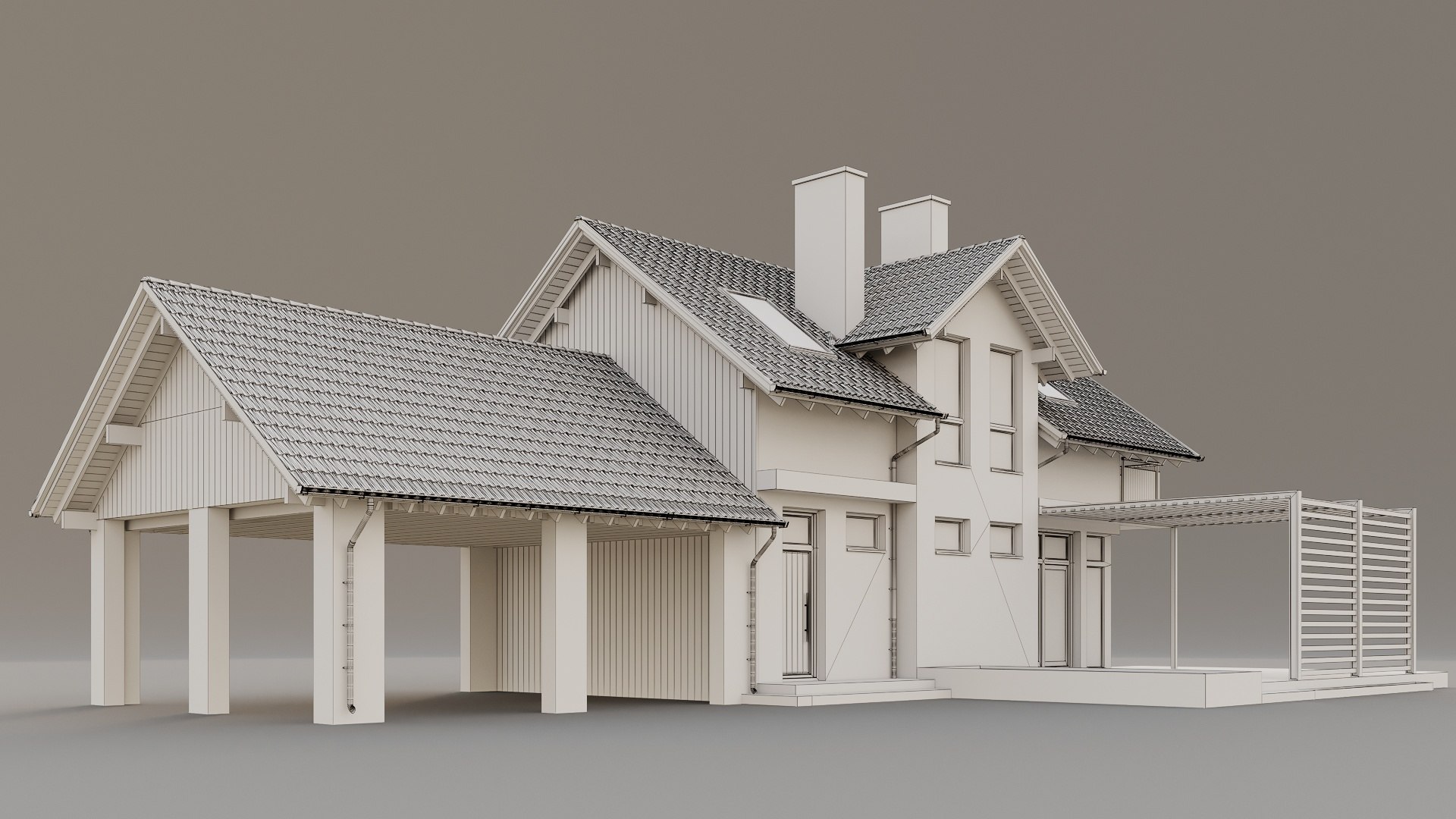 Cottage House Model - TurboSquid 1546698