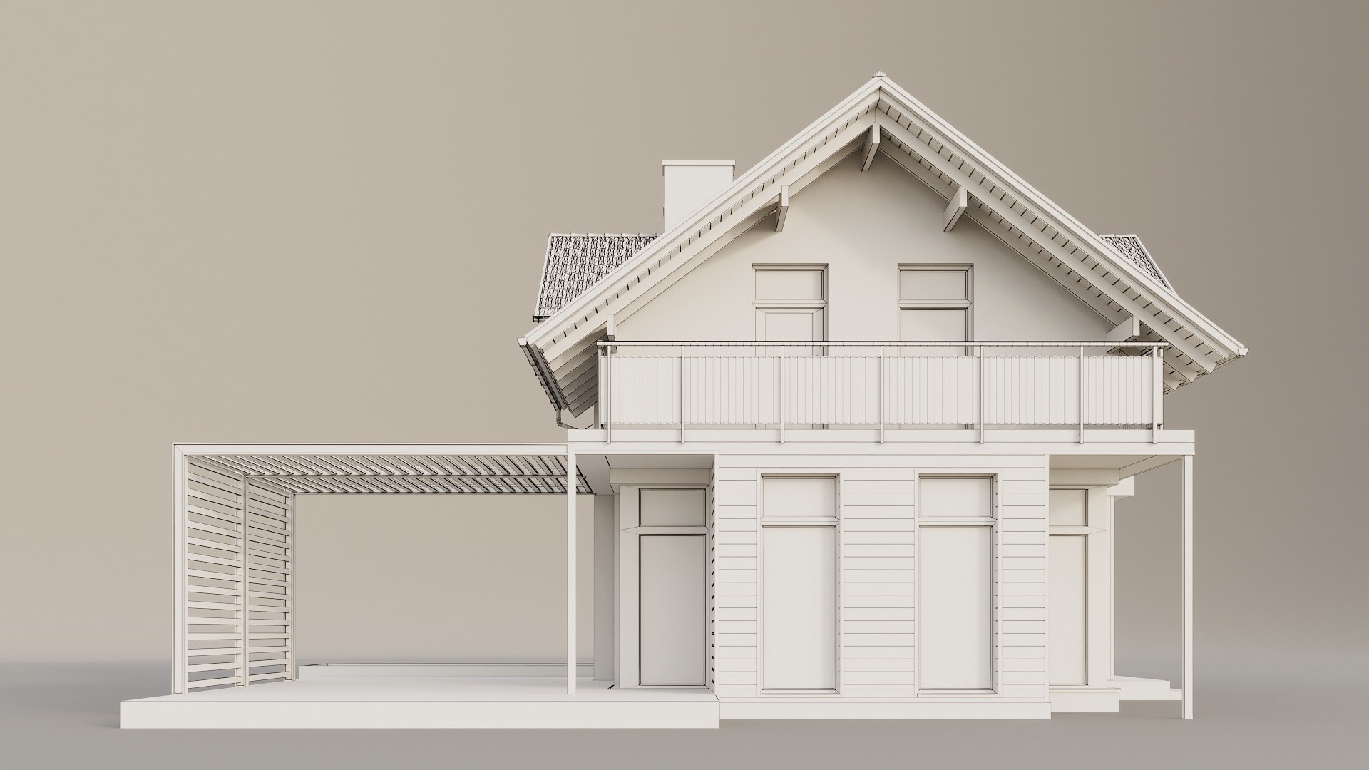 Cottage House Model - TurboSquid 1546698