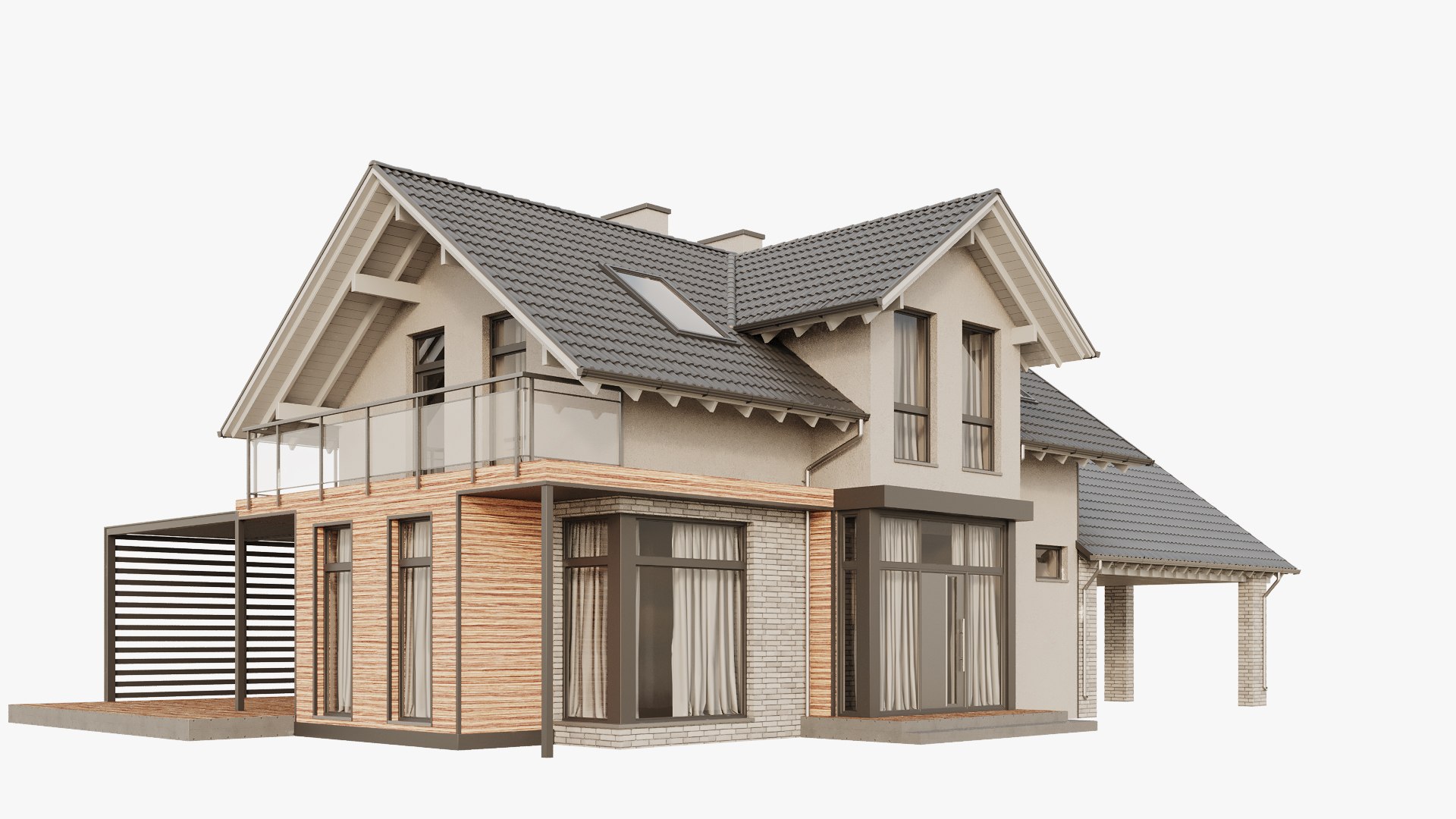 Cottage House Model - TurboSquid 1546698