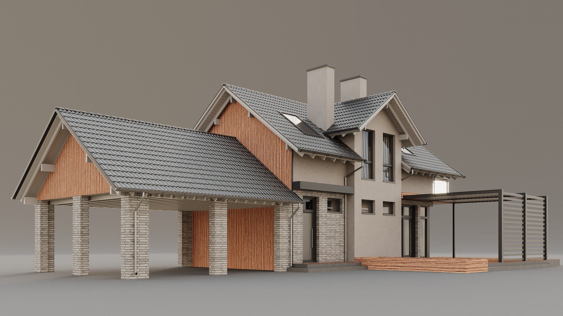 Cottage House Model - TurboSquid 1546698