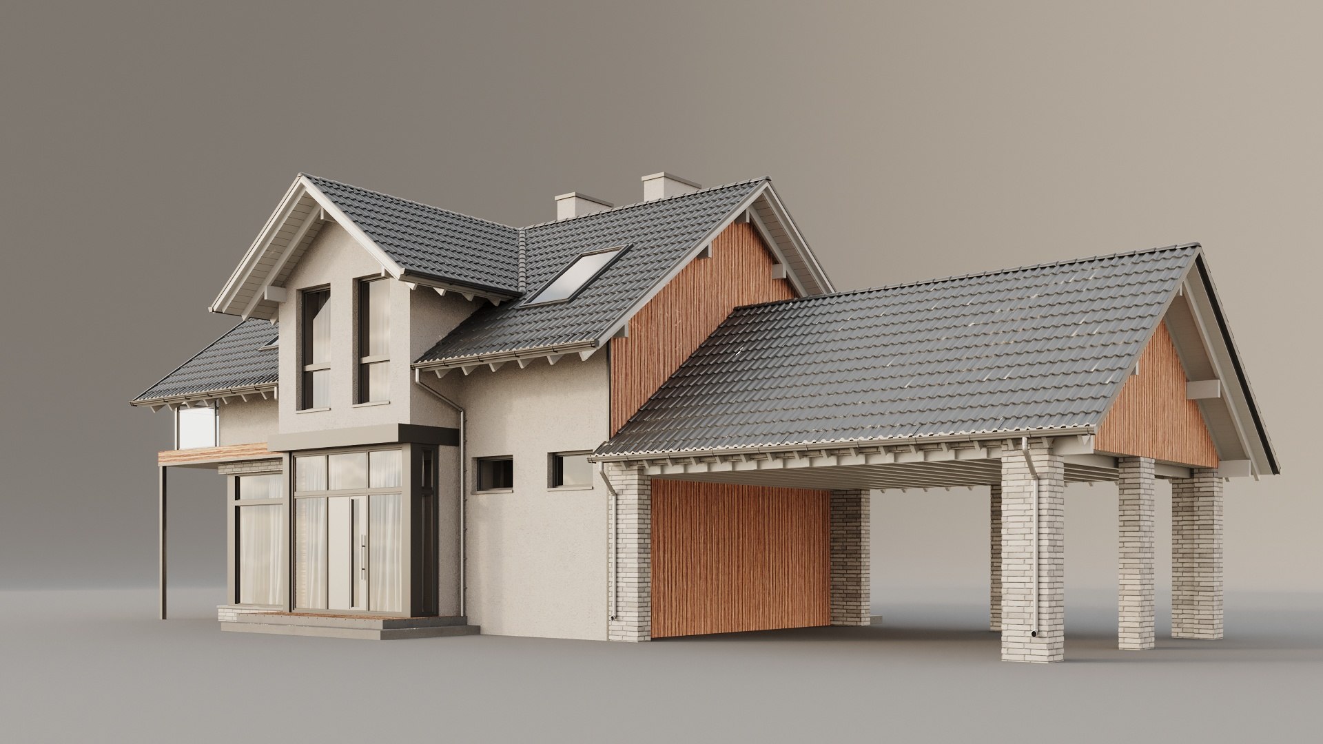 Cottage House Model - TurboSquid 1546698