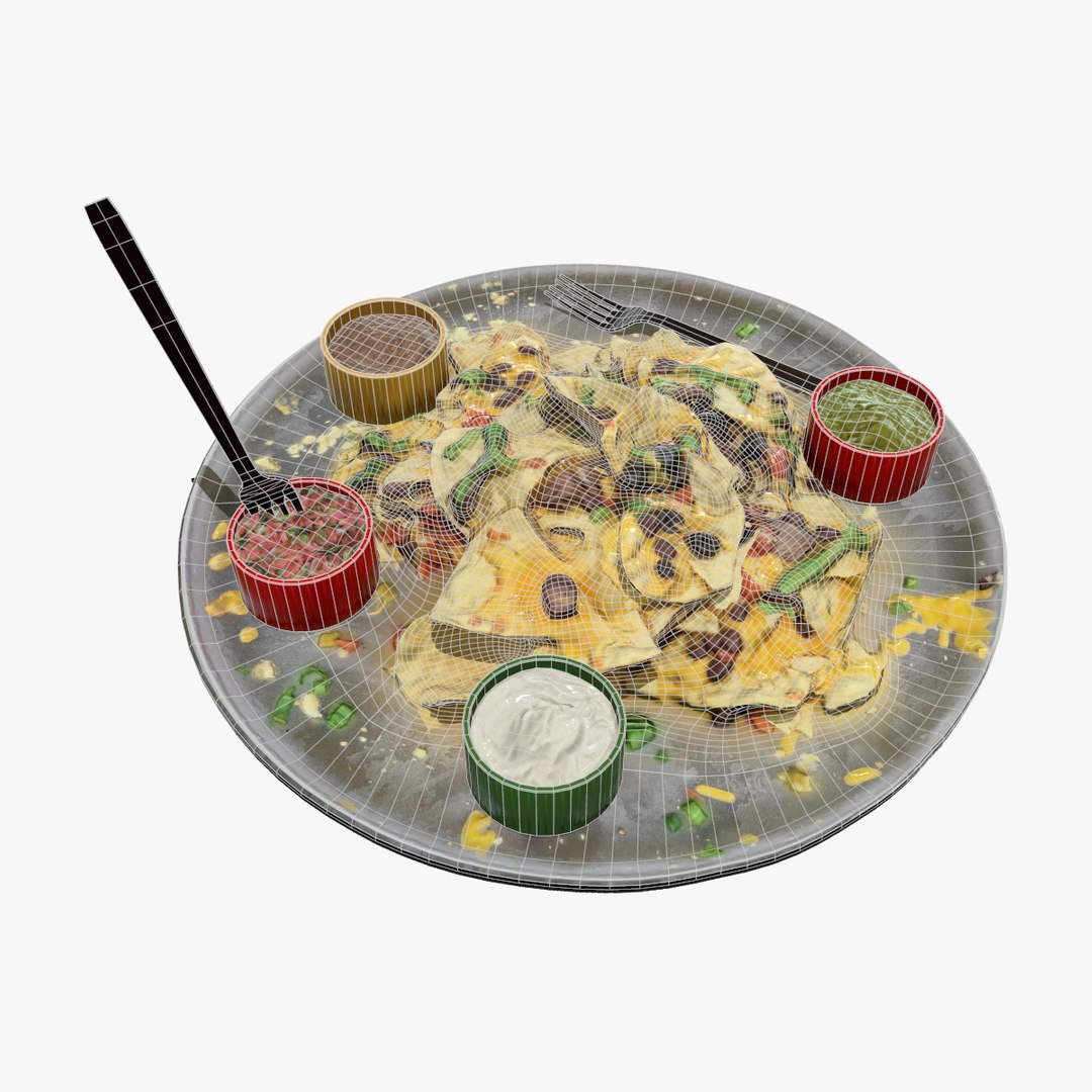 Nachos Real Pbr 3D Model - TurboSquid 1357414