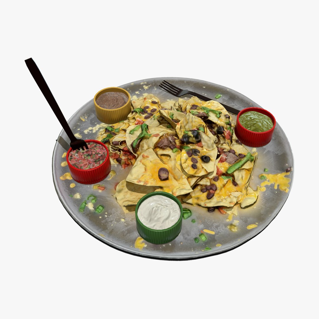 Nachos Real Pbr 3D Model - TurboSquid 1357414