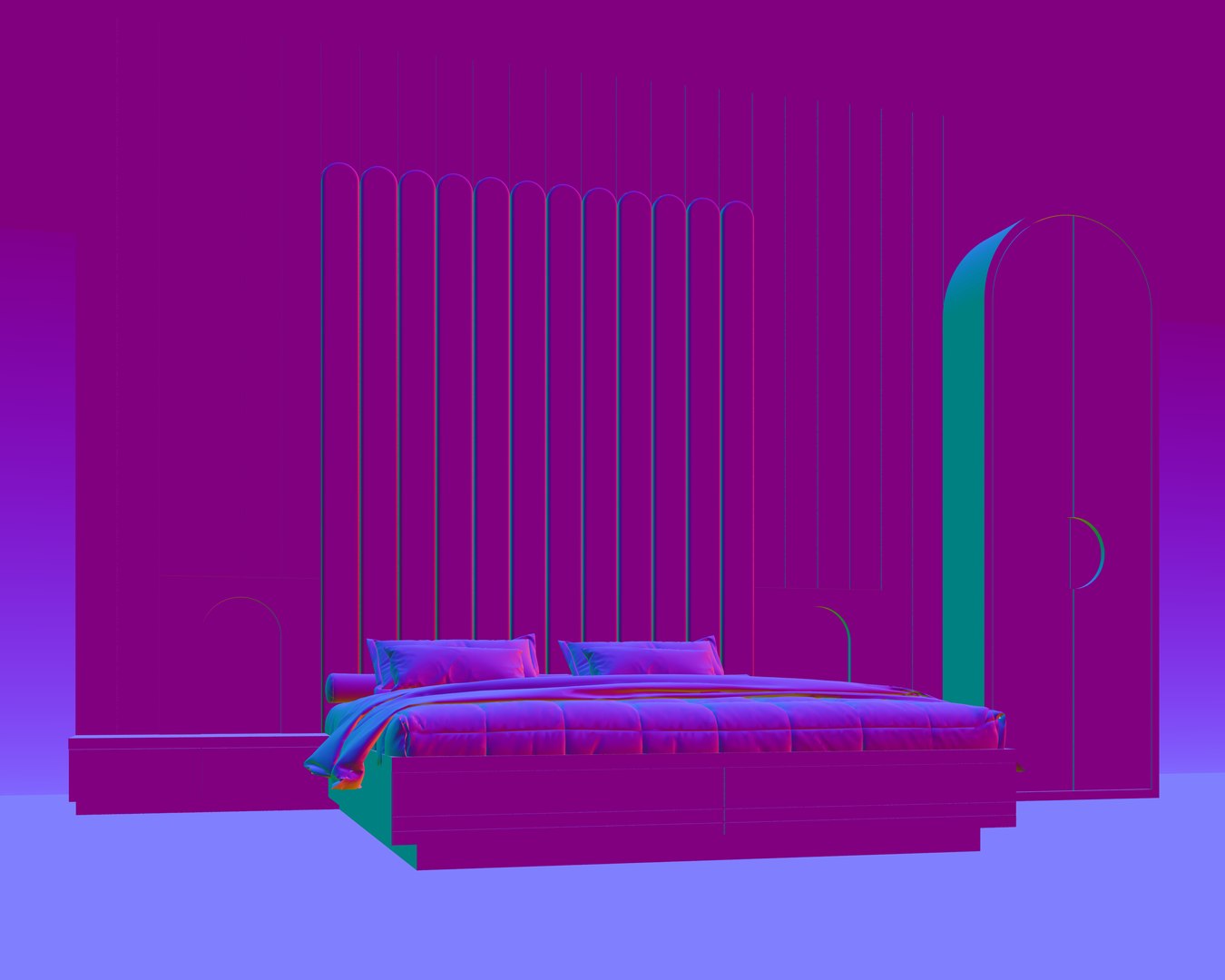 Bed 3d Model Turbosquid 1972329