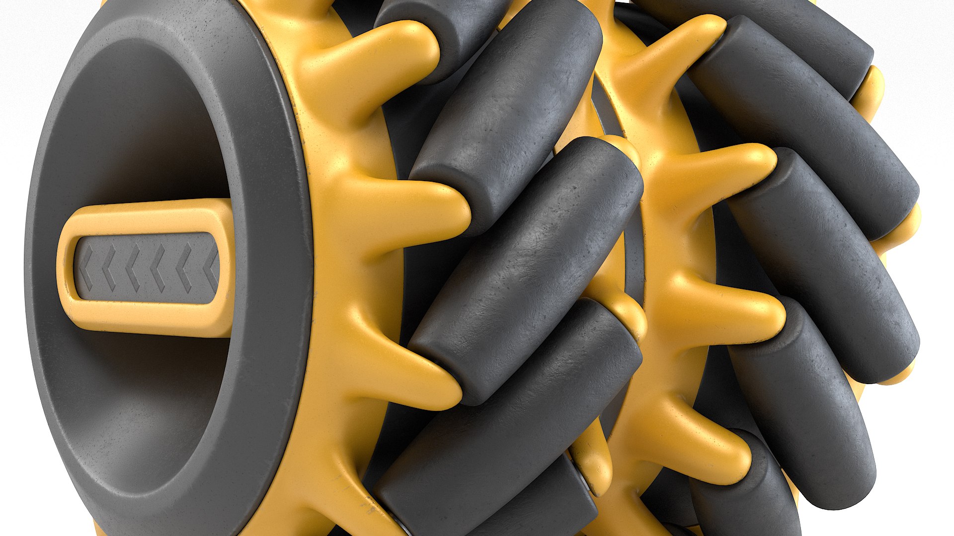 3D Mecanum Wheels - Version 01 - TurboSquid 2130025