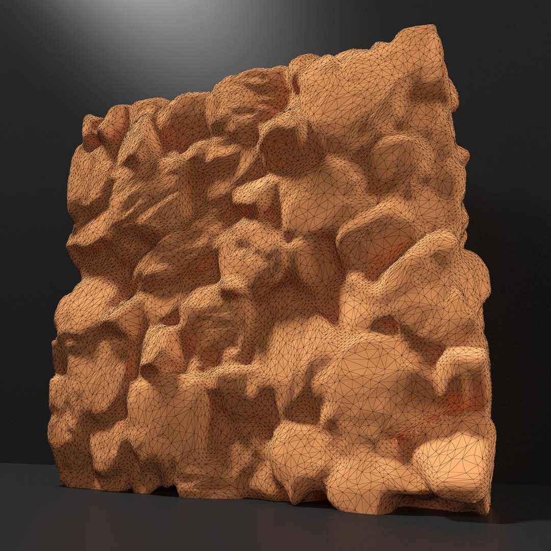 3D rock slab stone - TurboSquid 1514375