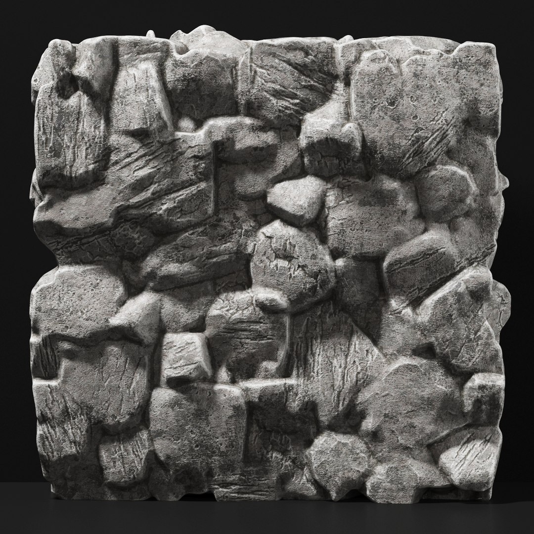 3D rock slab stone - TurboSquid 1514375
