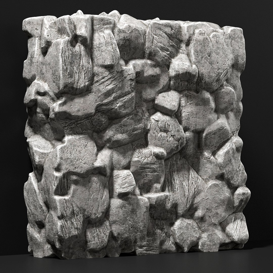 3D rock slab stone - TurboSquid 1514375