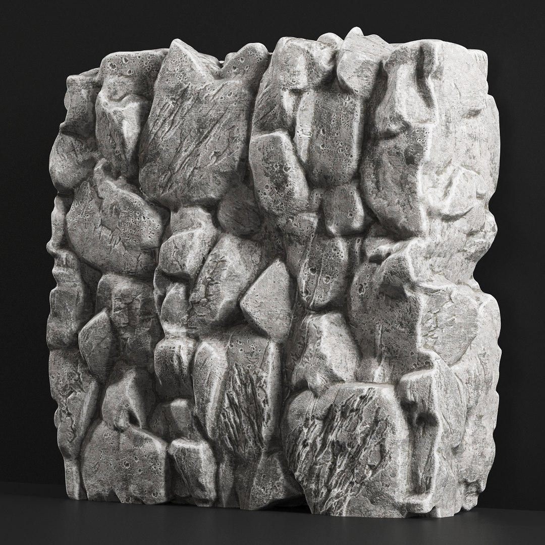 3D rock slab stone - TurboSquid 1514375