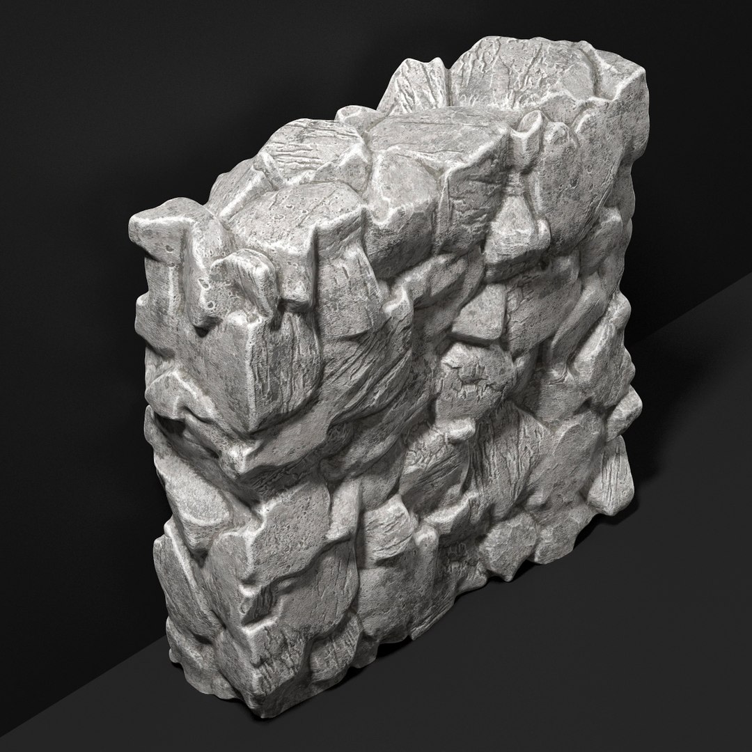 3D rock slab stone - TurboSquid 1514375