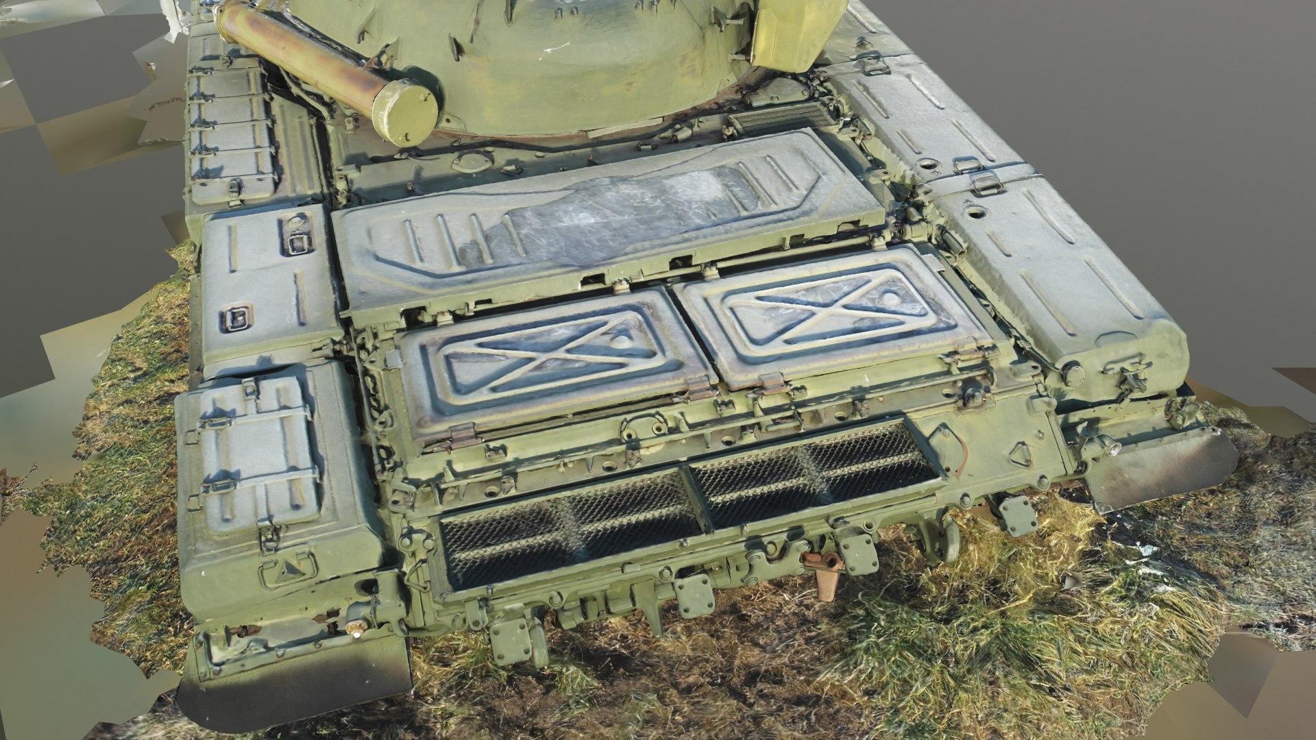 T-72 Main Battle Tank Photogrammetry Scan model - TurboSquid 2179486