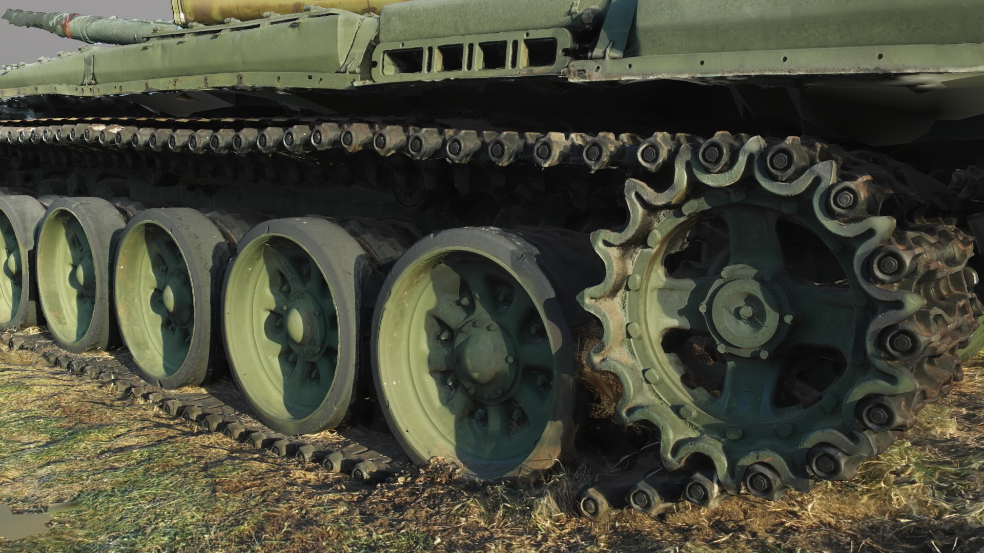 T-72 Main Battle Tank Photogrammetry Scan model - TurboSquid 2179486