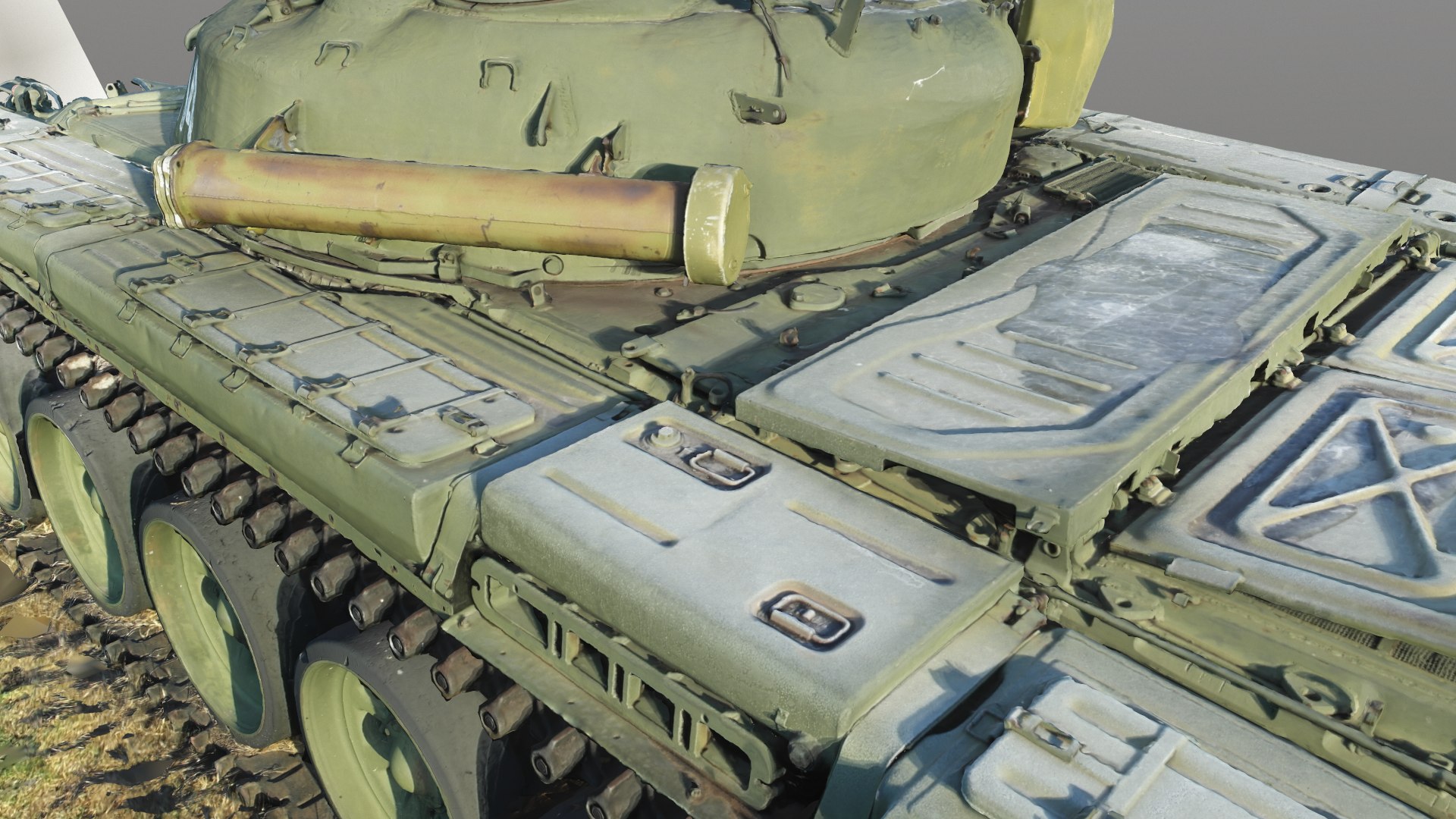 T-72 Main Battle Tank Photogrammetry Scan model - TurboSquid 2179486